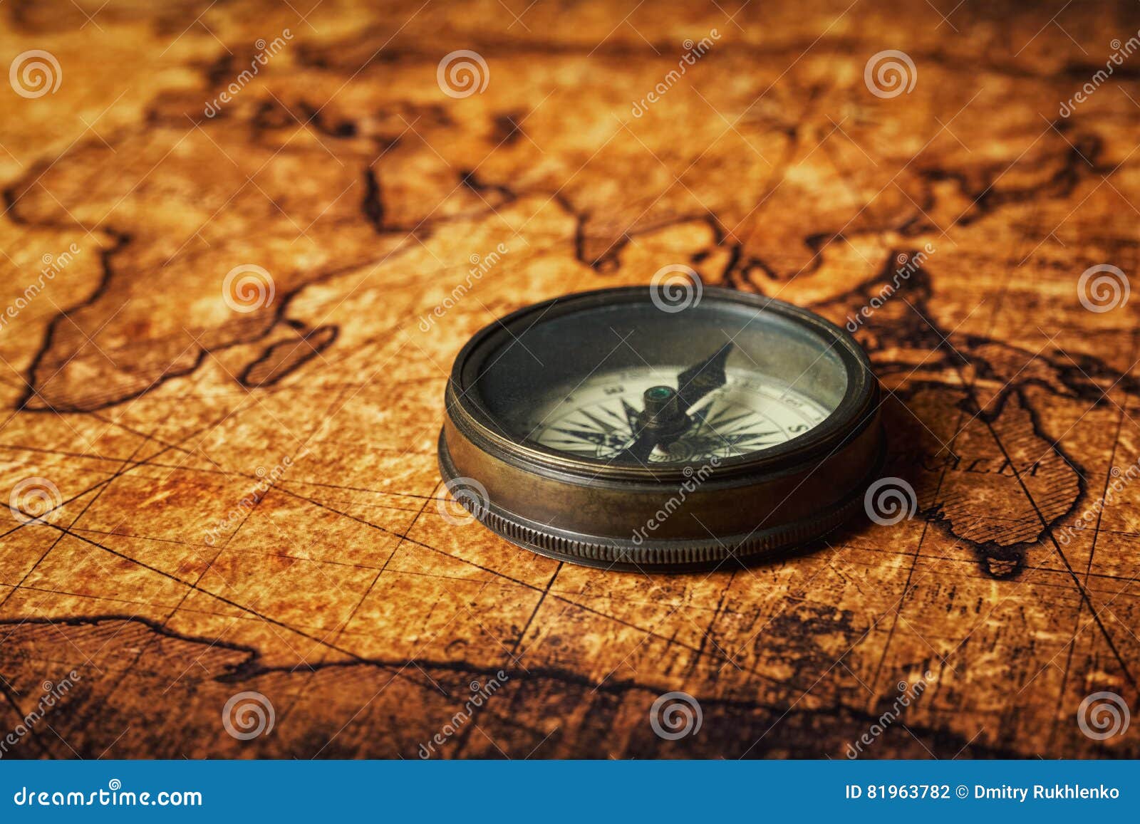 Compass Of Ancient China Made By Bronze Royalty-Free Stock Photo ...