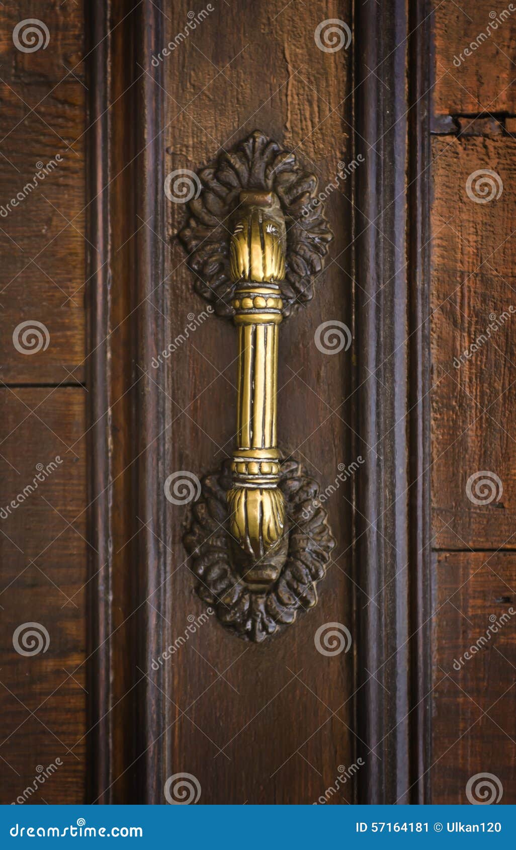 Old vintage door handle stock image. Image of historic - 57164181