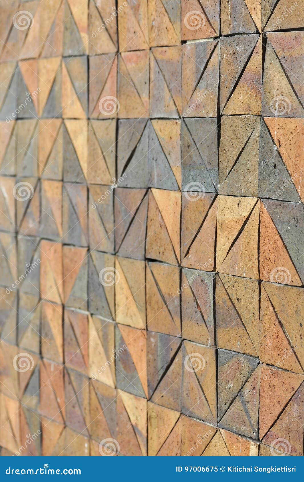 Old Vintage Earthenware Wall Tiles Patterns Handcraft from Thailand ...