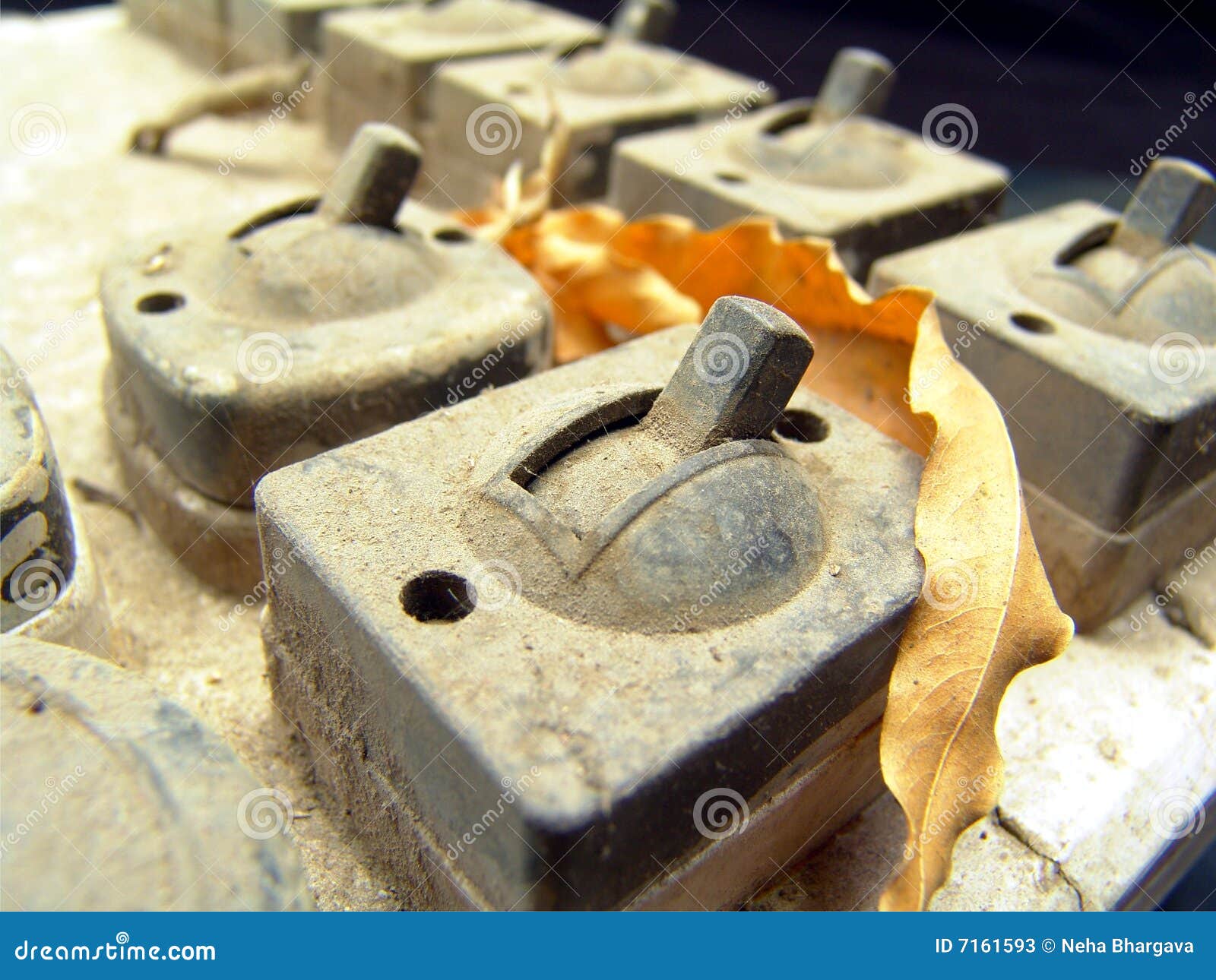 Old Vintage Electric Switch Stock Image - Image of fixture, products ...