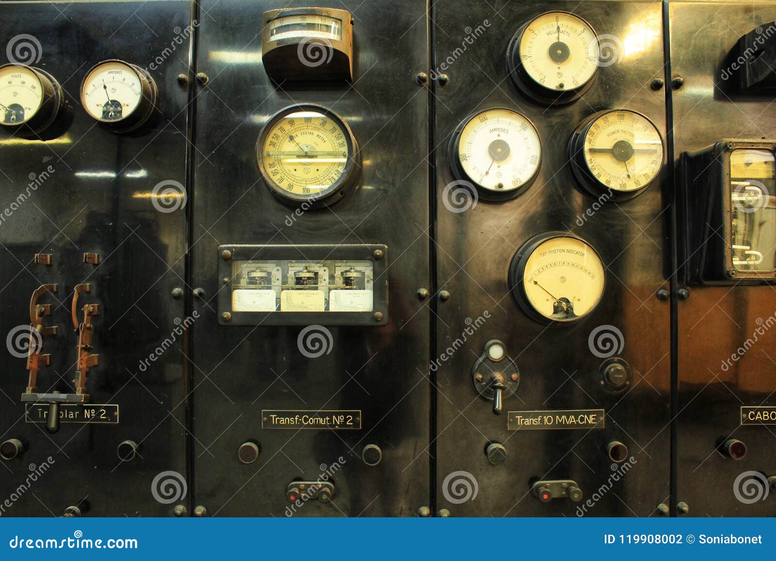 Old and Vintage Electrical Transformers Stock Photo - Image of current ...