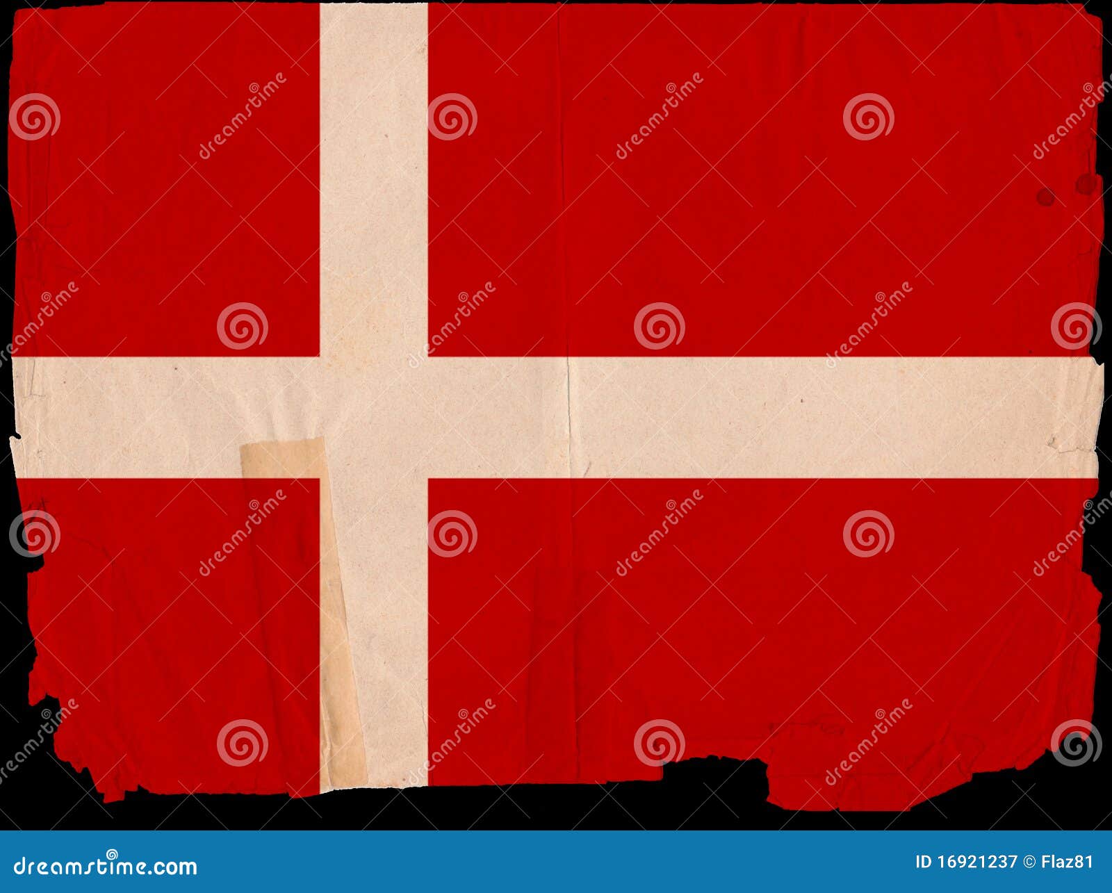 Old Vintage Flag Denmark stock illustration. Illustration of abstract ...