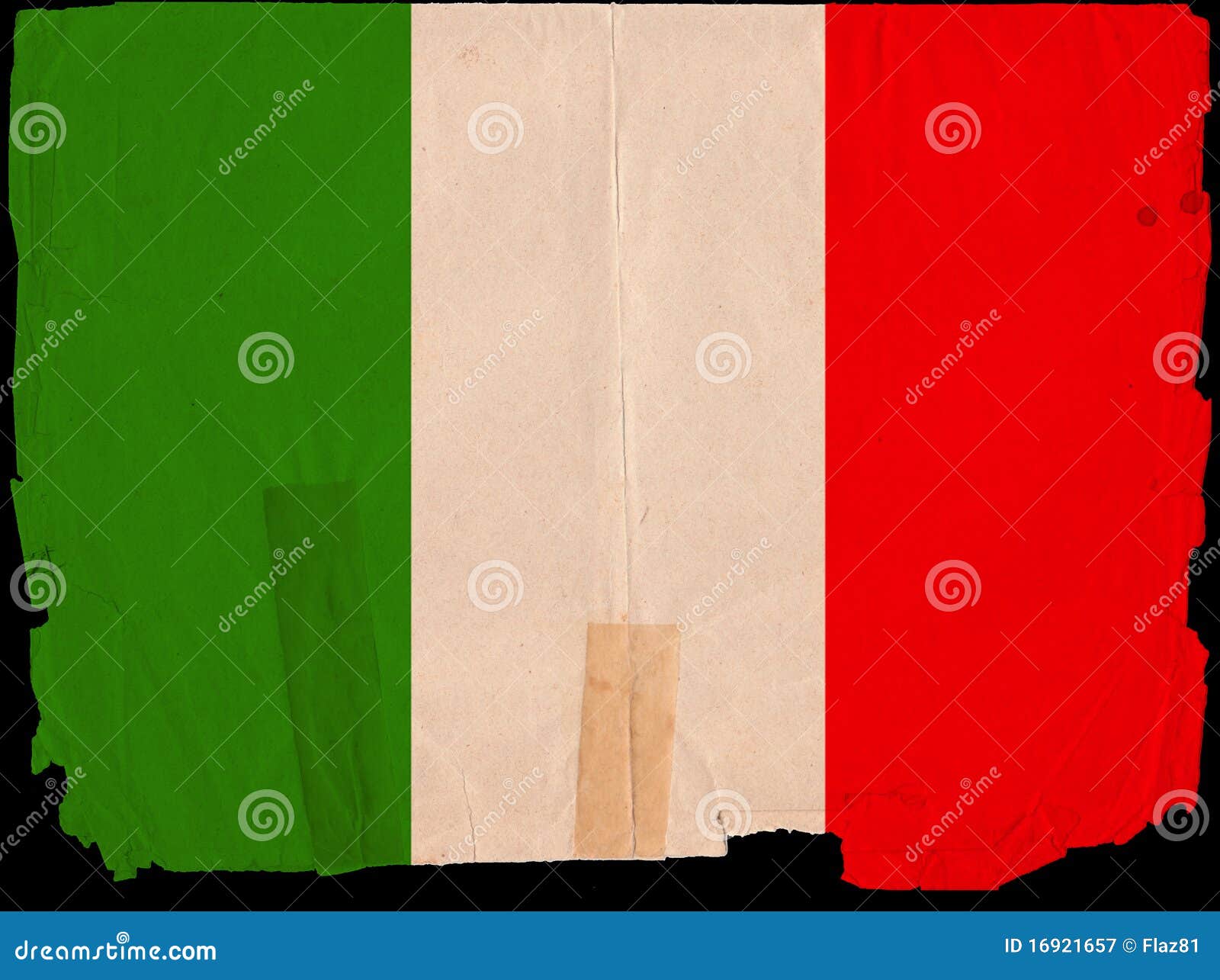 Old Vintage Flag Italy stock illustration. Illustration of history ...