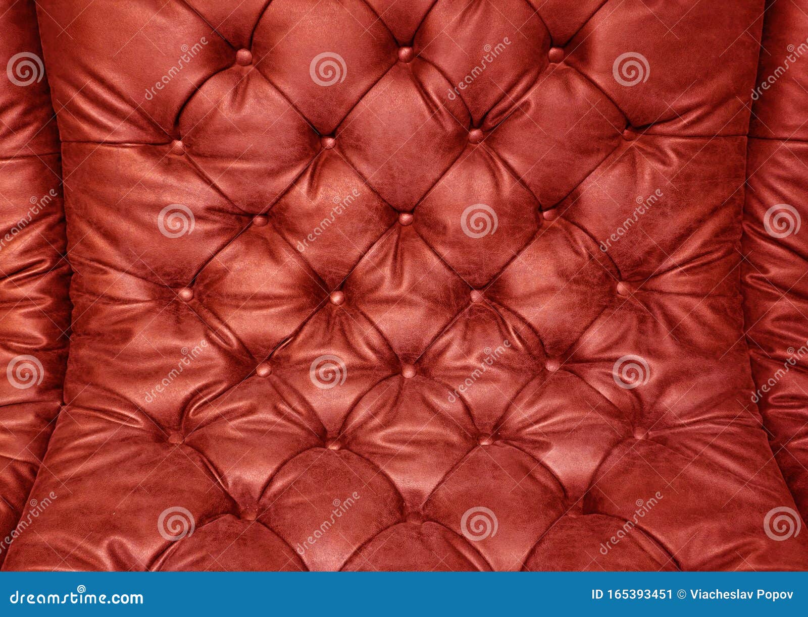 Old Vintage Genuine Leather Sofa Stock Image - Image of color, chair ...