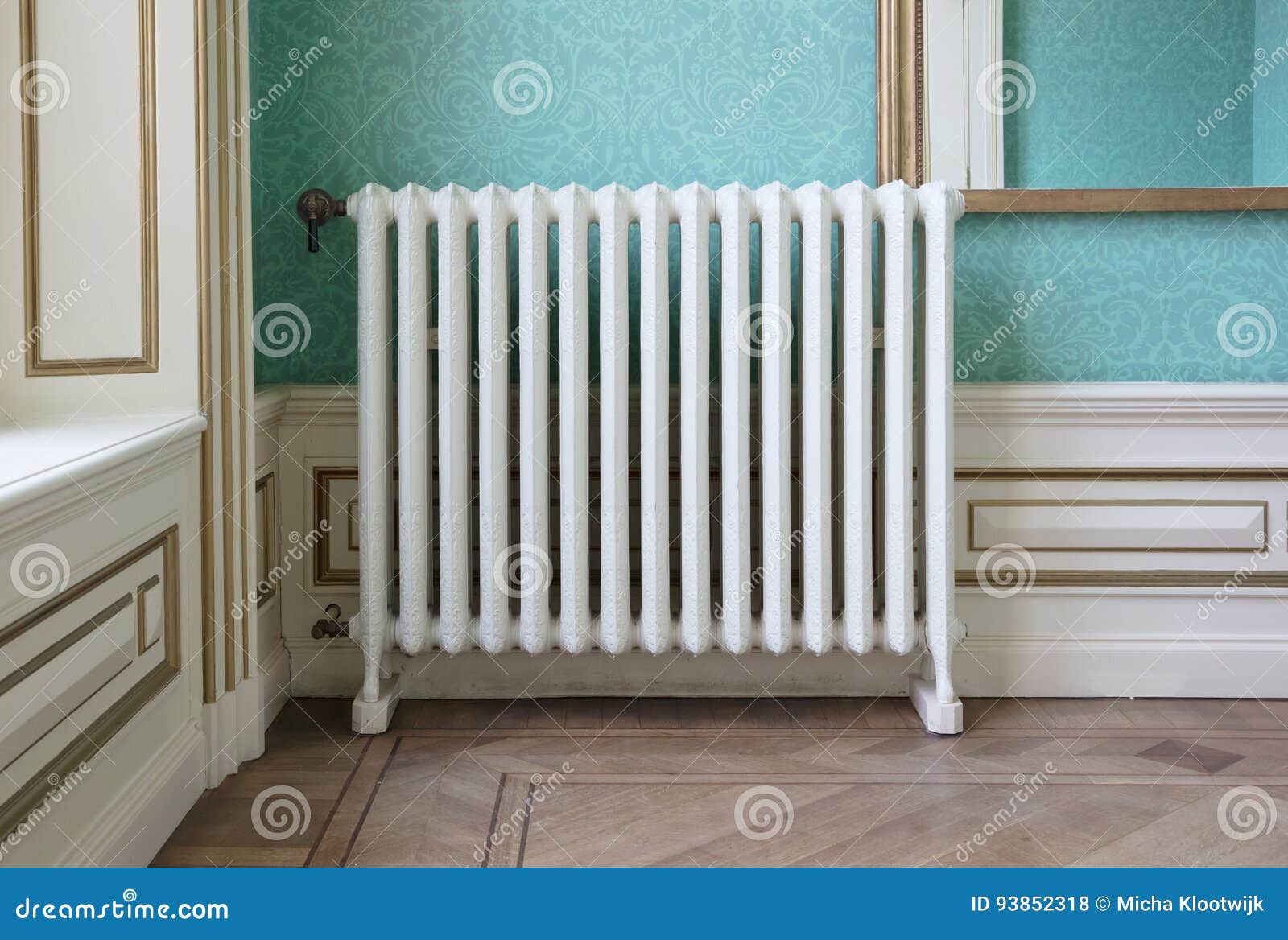Old Vintage Heating Radiator Stock Photo - Image of cost, ironworks ...