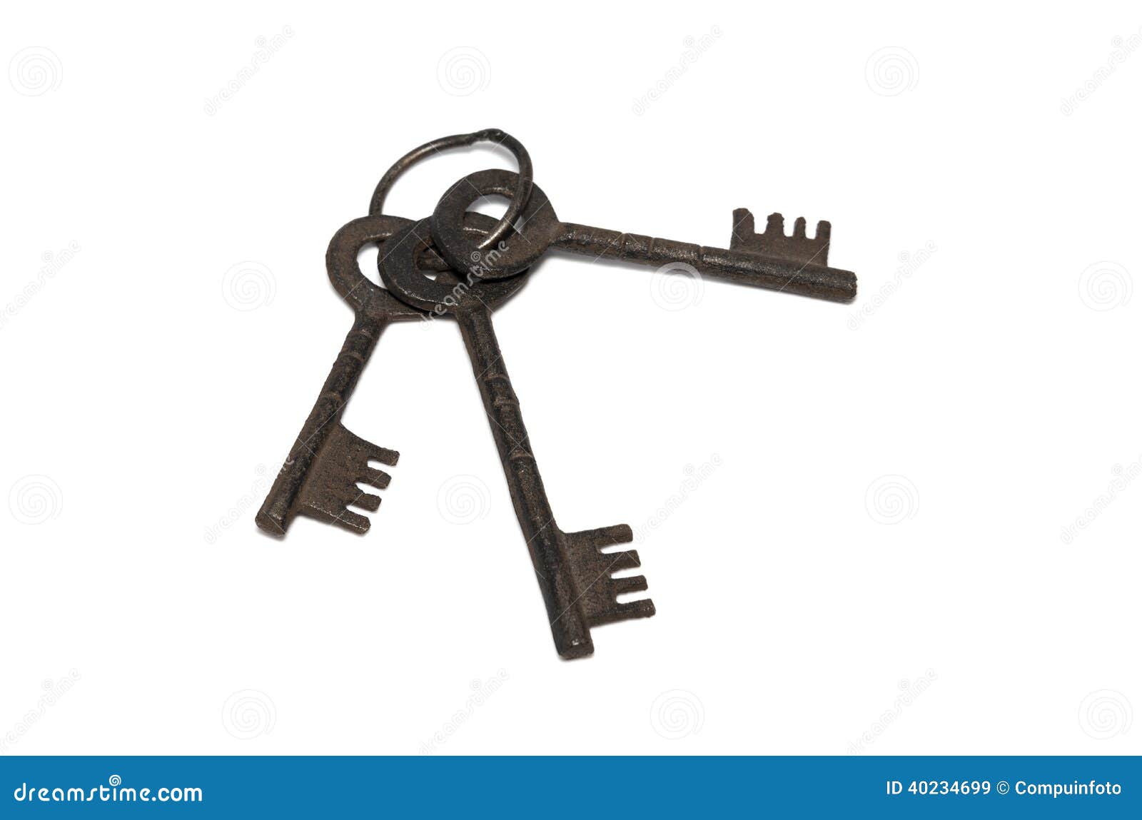 Old vintage keys stock image. Image of vintage, steel - 40234699