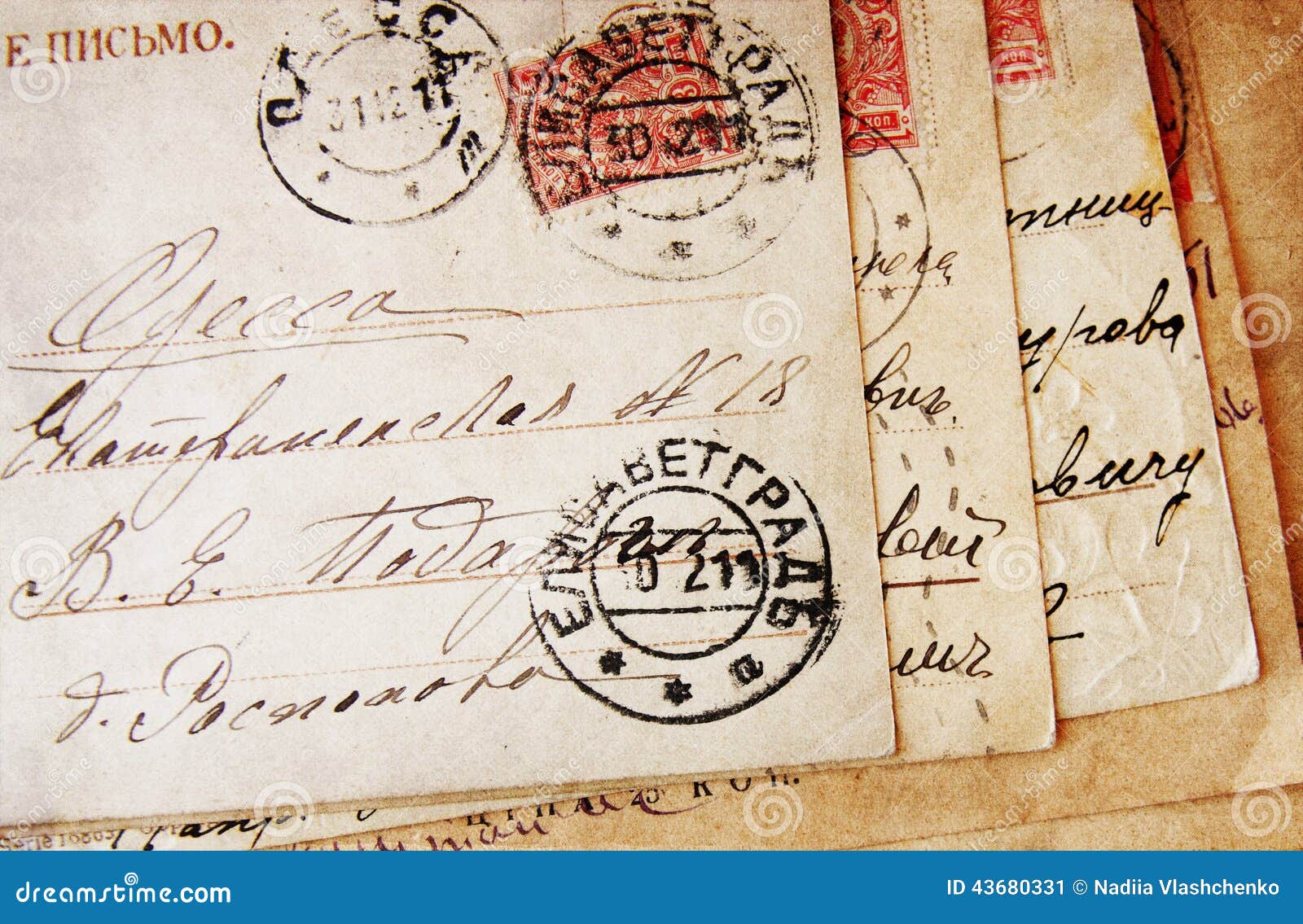 Old vintage letters editorial photo. Image of europe - 43680331