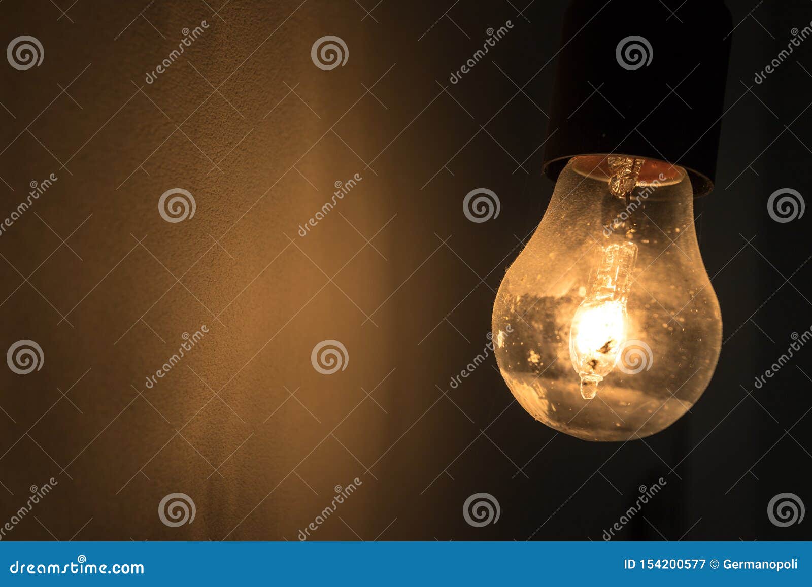 Old vintage light bulb stock image. Image of grunge - 154200577