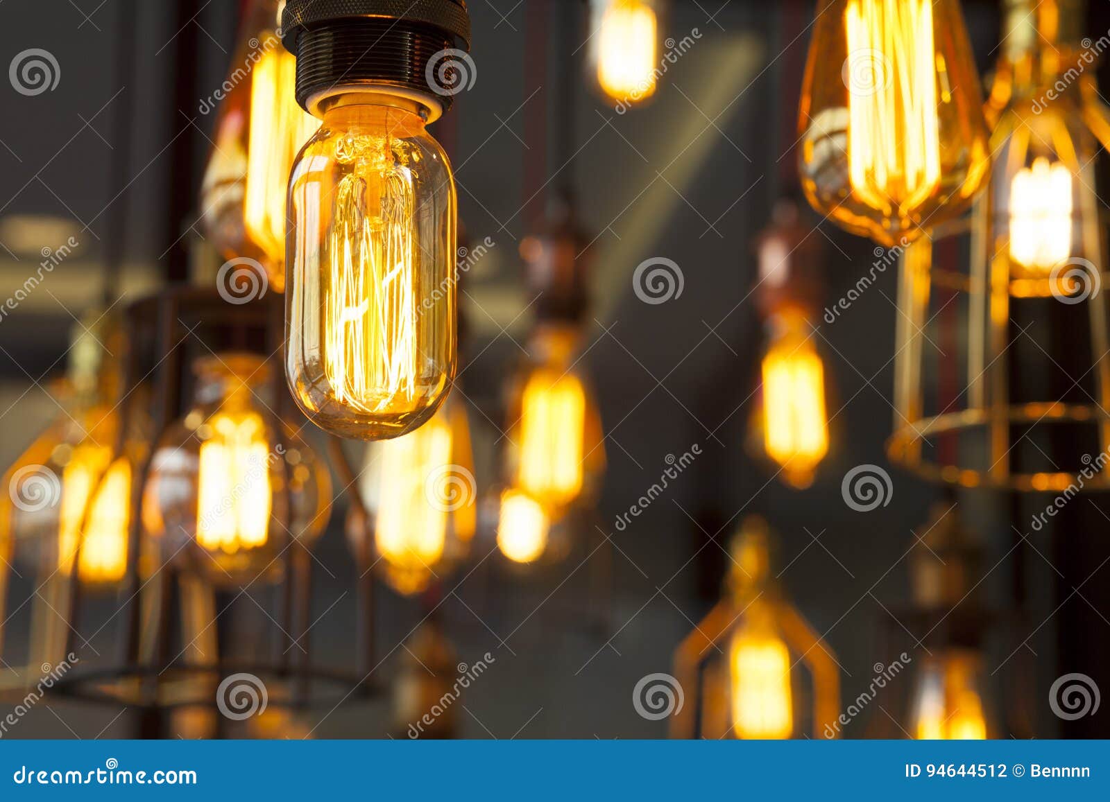 Old vintage light bulb stock photo. Image of light, imagination - 94644512