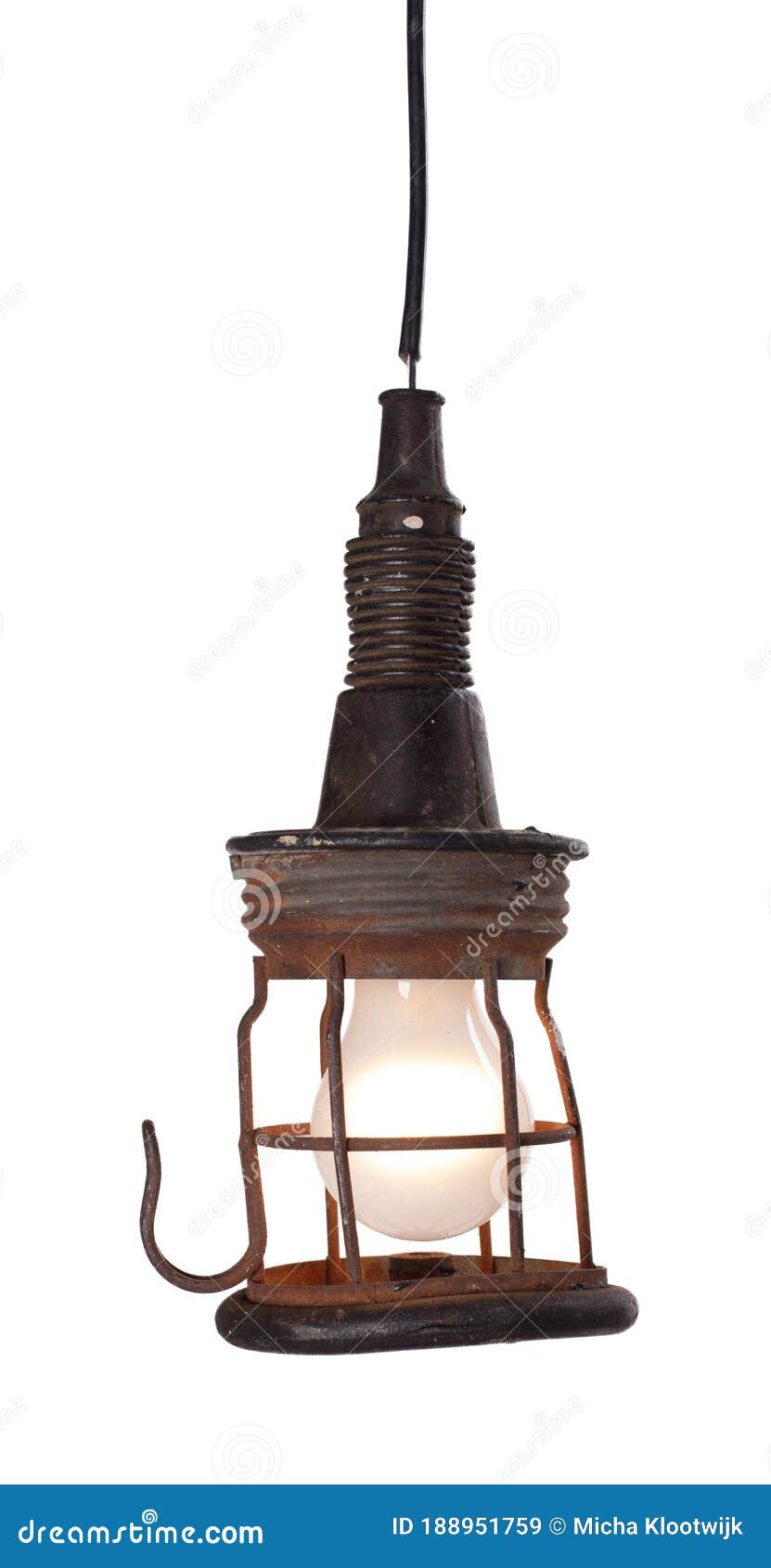 Old Vintage Light from the 70s Stock Image - Image of functional ...