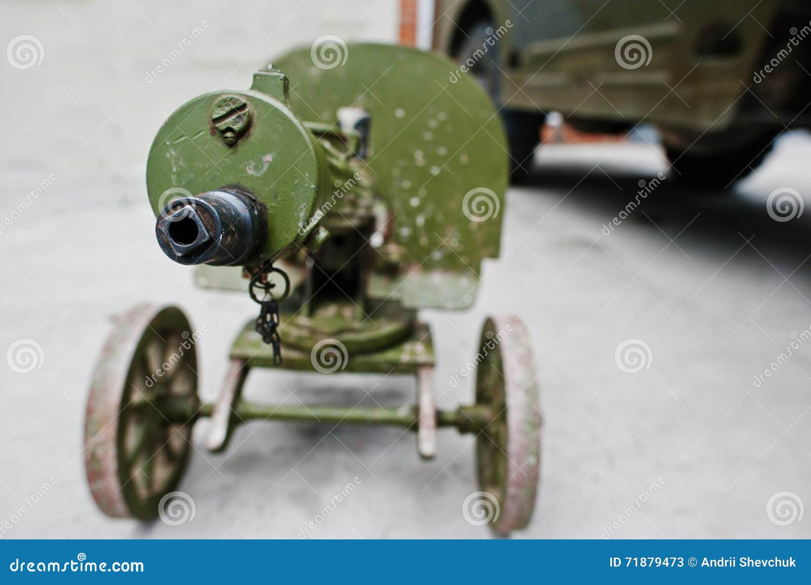 Old Machine Gun Maxim, Soviet Red Army Weapon Of World War II, Sochi ...