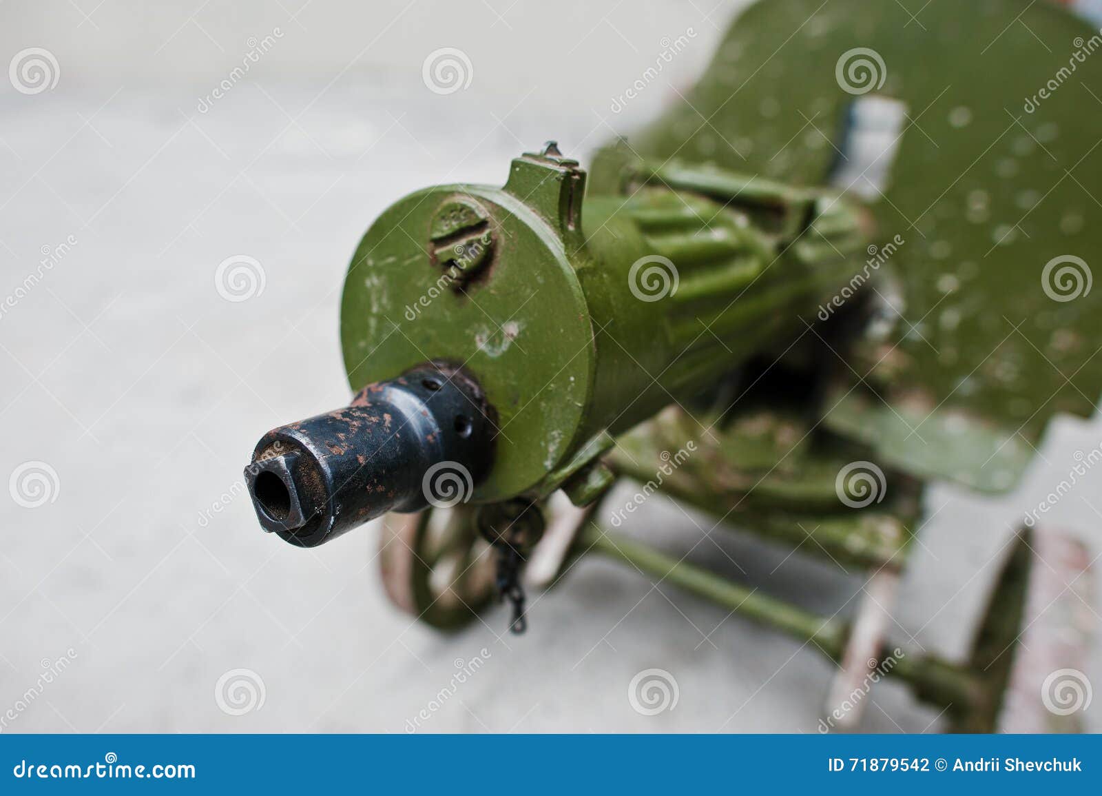 Old Machine Gun Maxim, Soviet Red Army Weapon Of World War II, Sochi ...