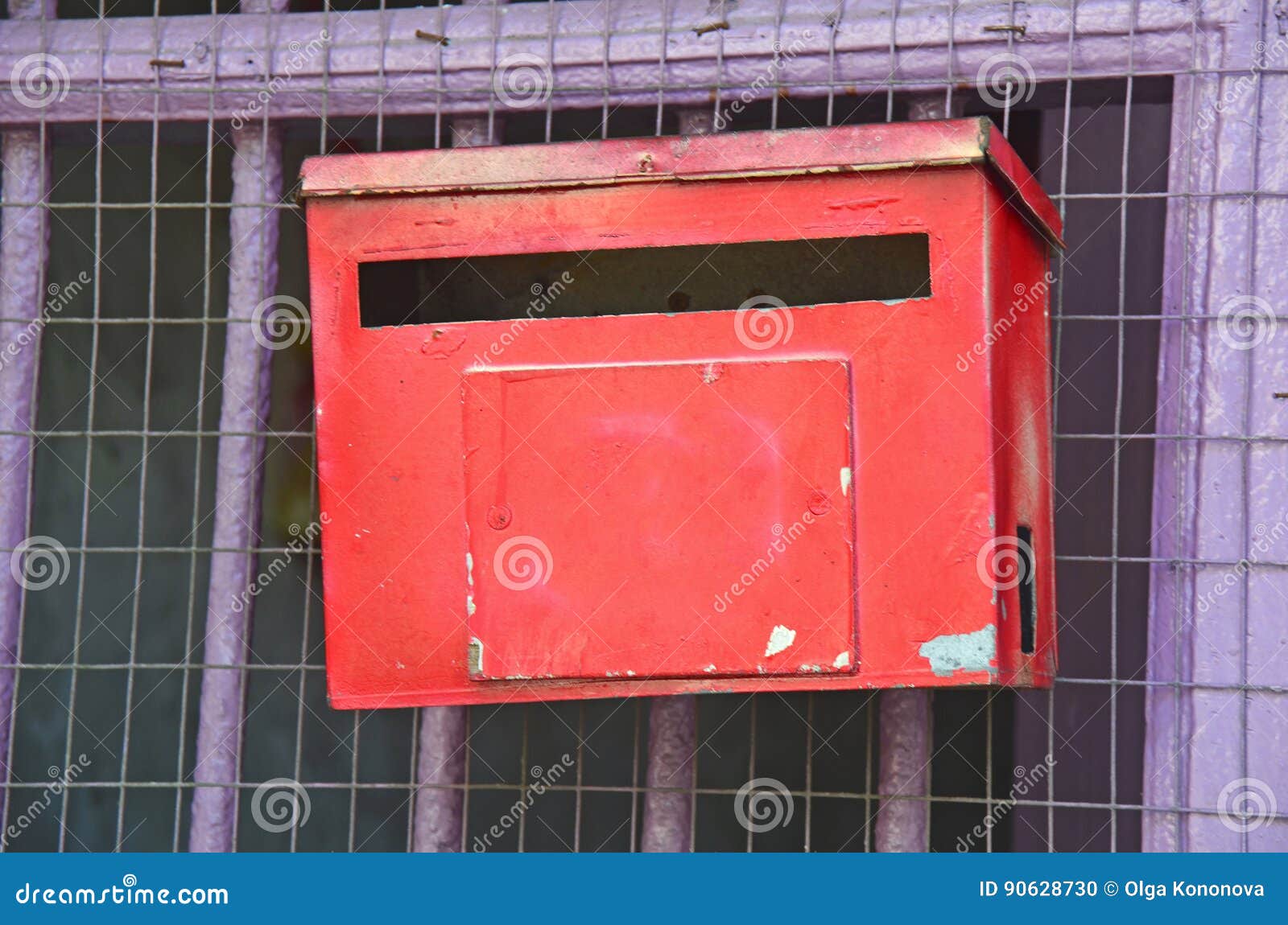 Old vintage mail box stock photo. Image of penang, design - 90628730