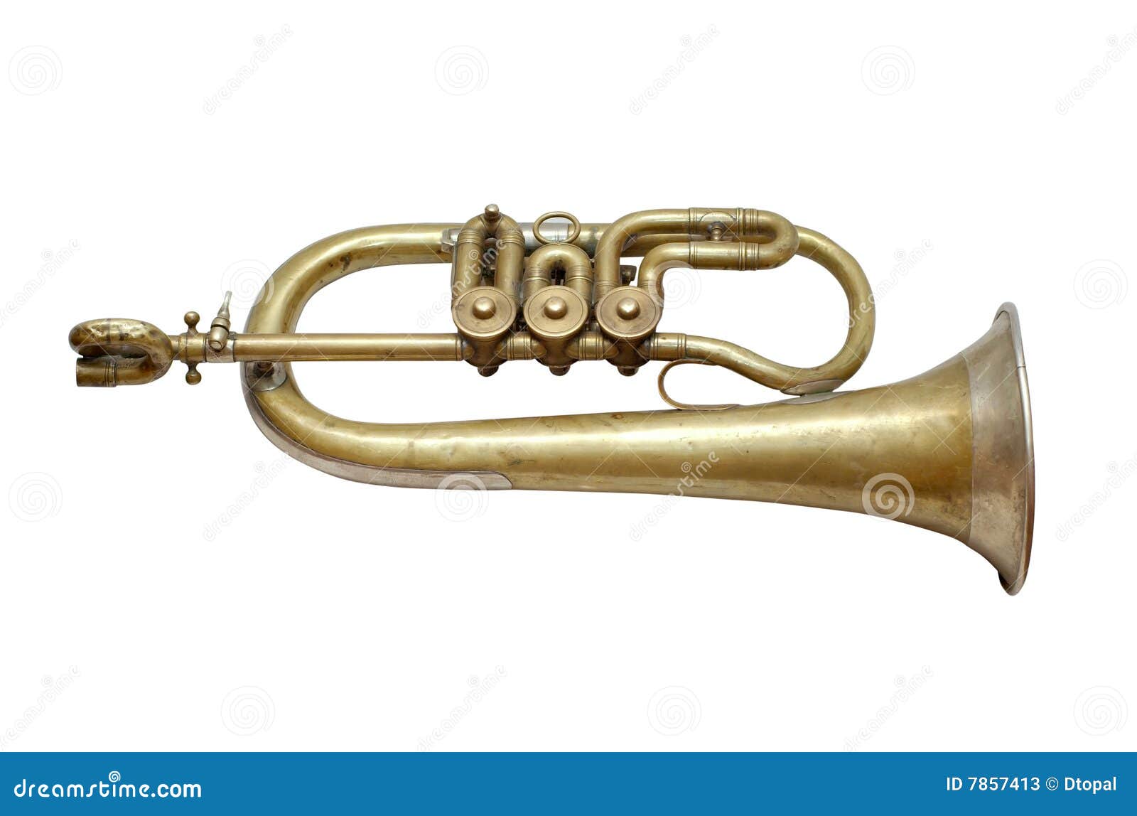 Old Vintage Musical Instrument Stock Image - Image of audio, isolated ...