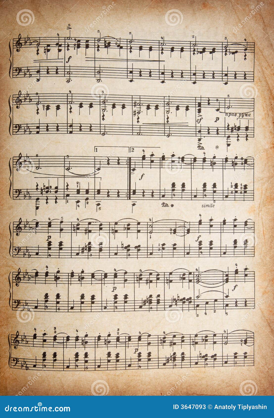 Vintage Musical Background Royalty-Free Stock Photography ...