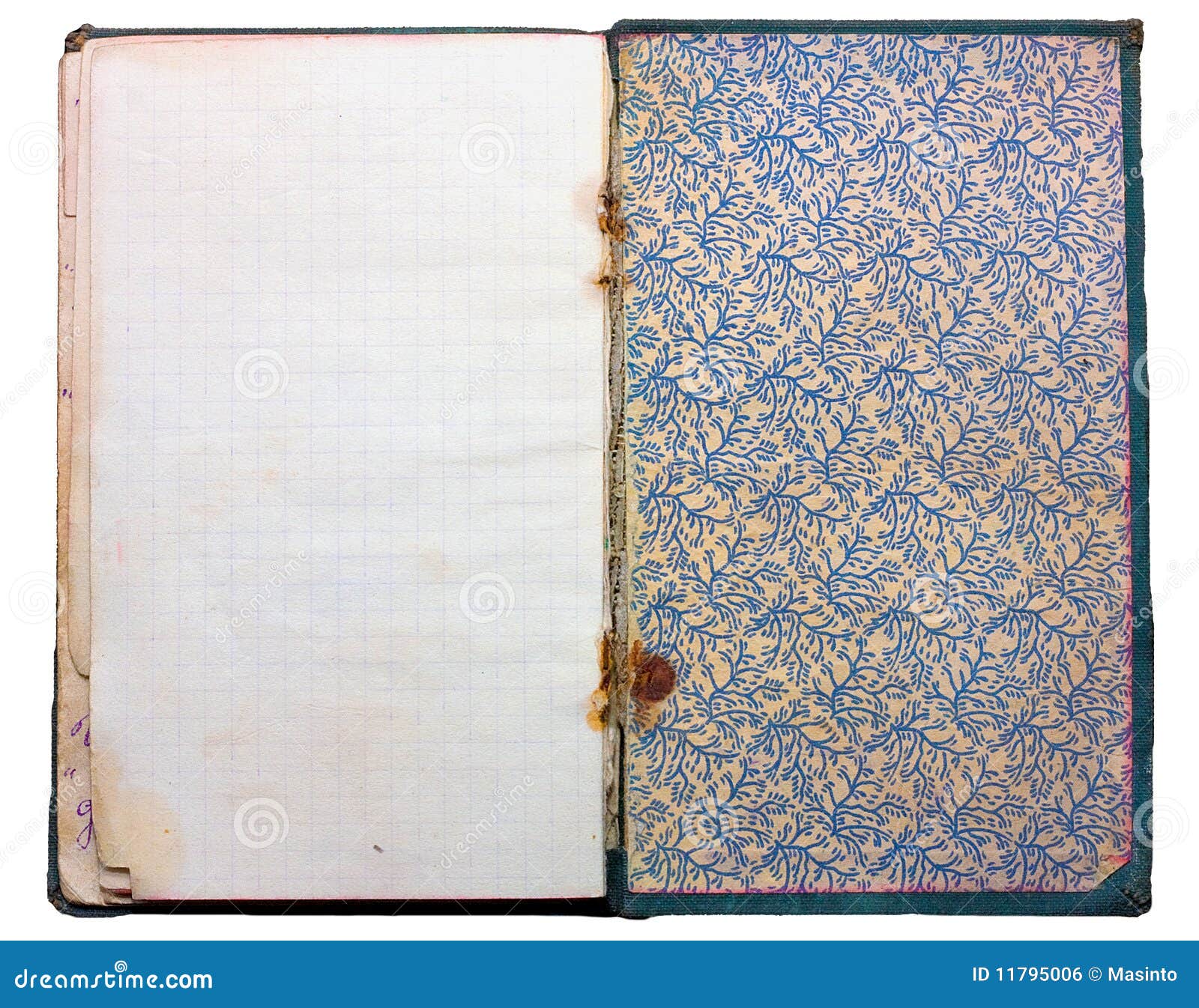 Old vintage notepad stock photo. Image of page, scrapbooking - 11795006