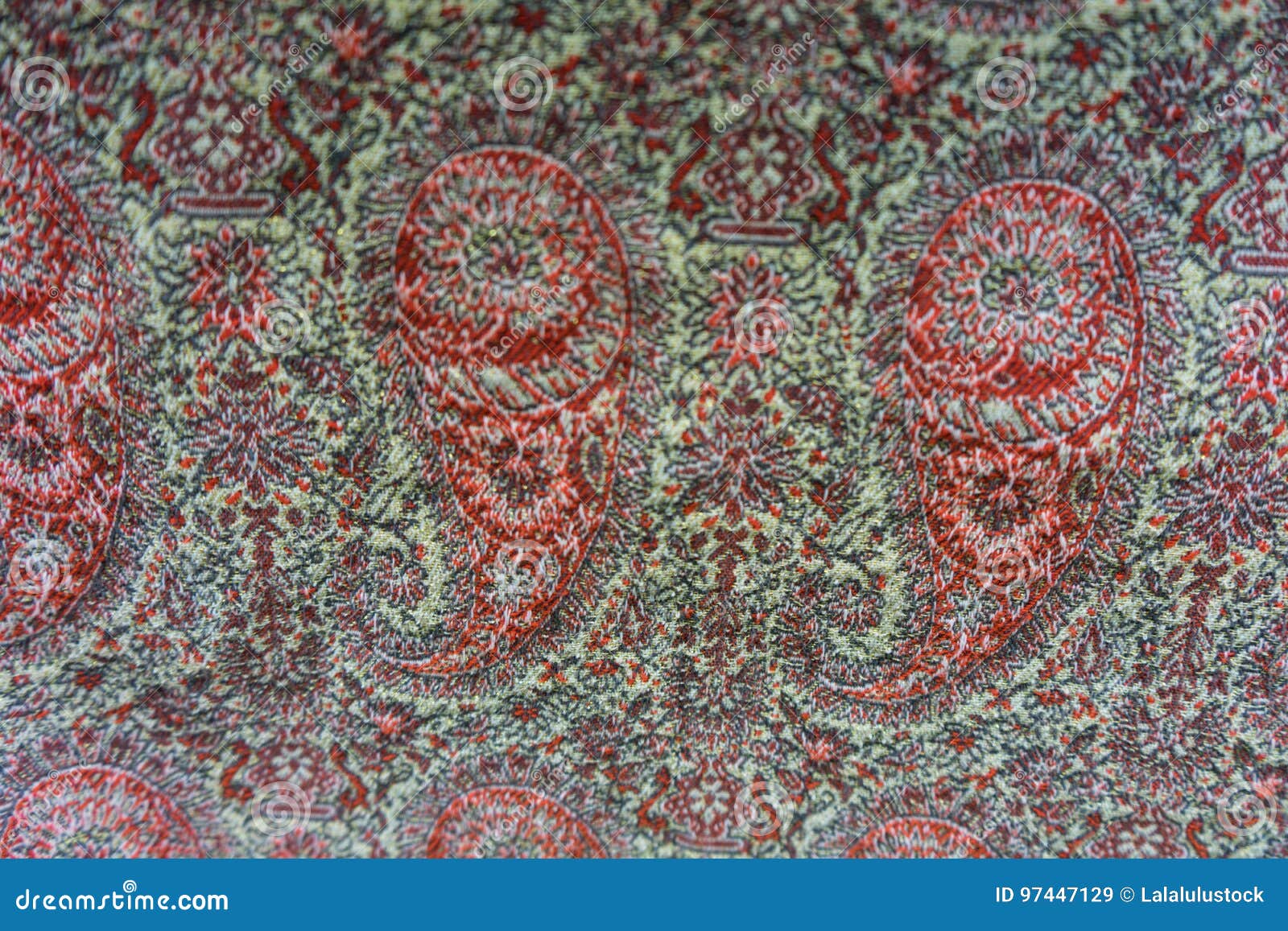 Old Vintage Paisley Blanket Texture Stock Image - Image of ornamental ...