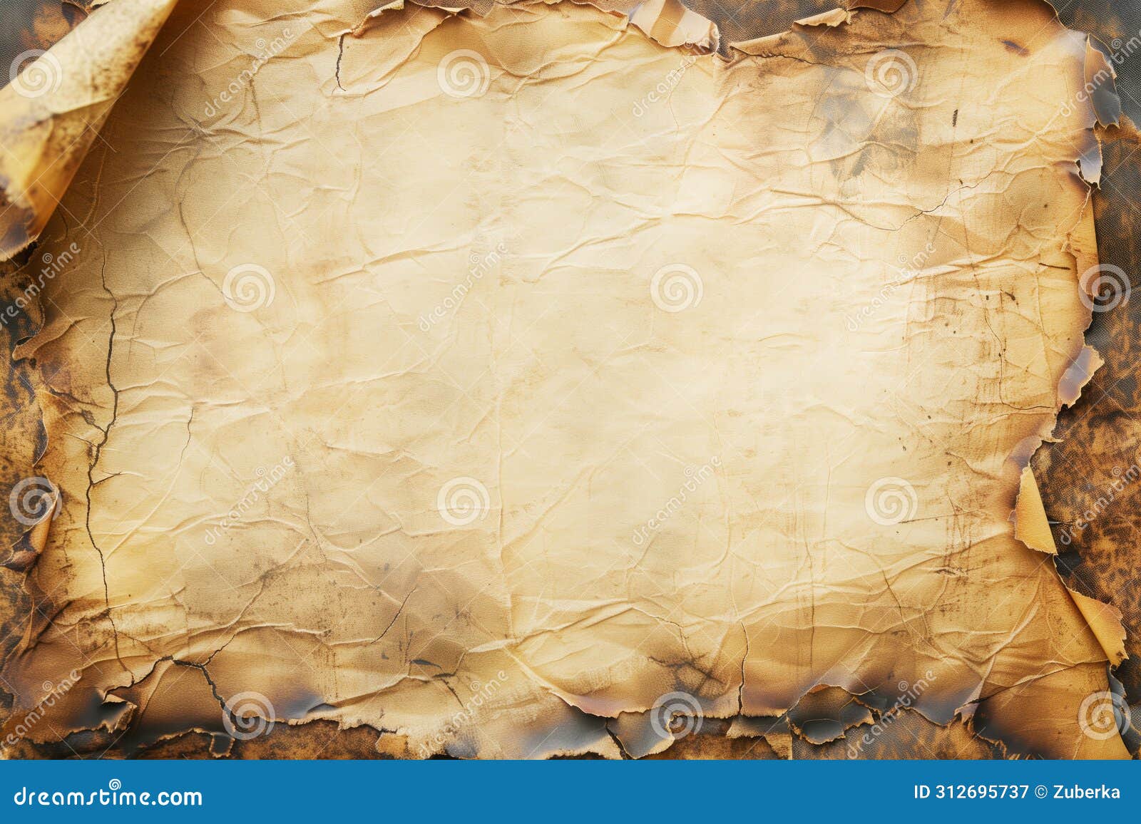 Old Vintage Paper Map stock illustration. Illustration of parchment ...