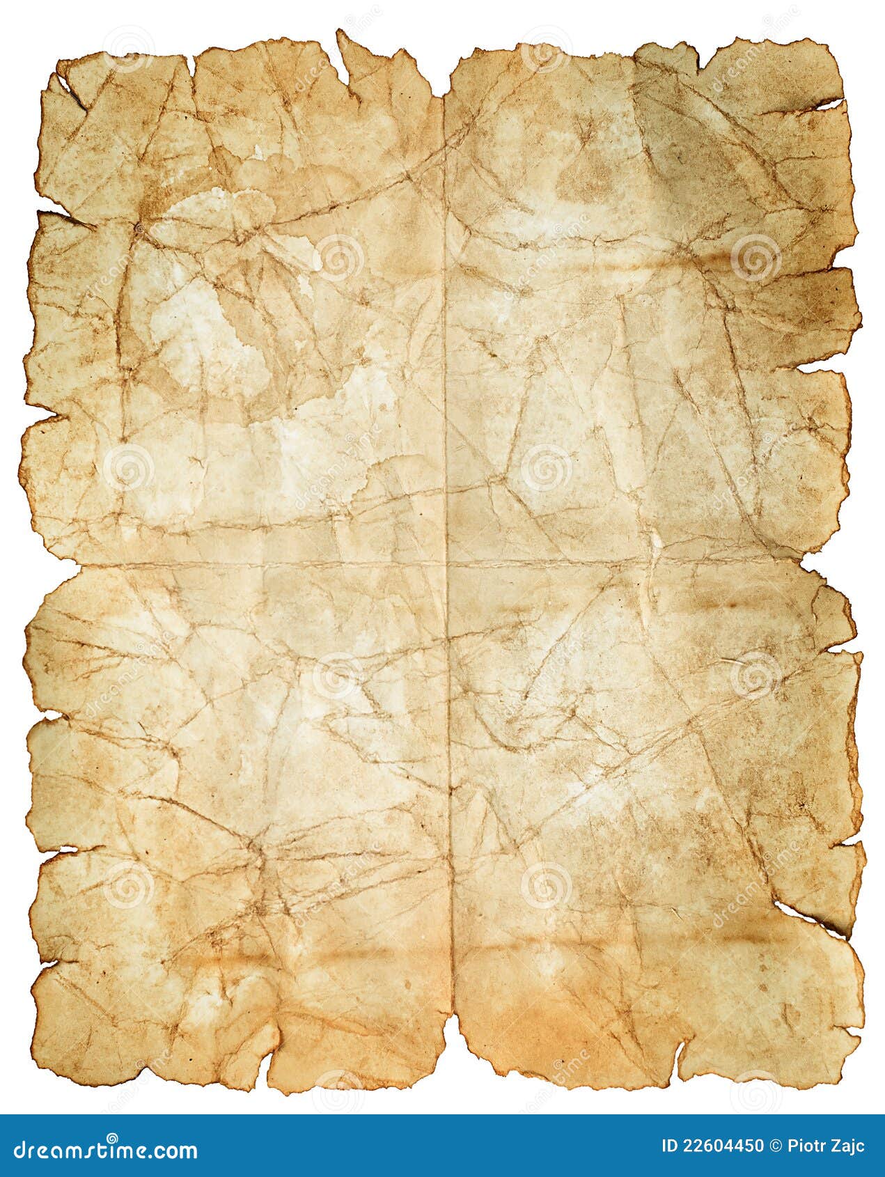 Old Vintage Paper Texture Isolated on White Stock Illustration ...