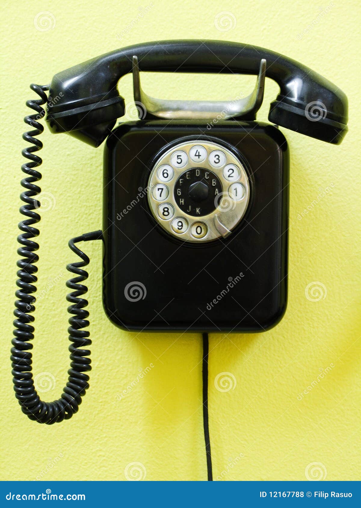 Old vintage phone stock photo. Image of mouthpiece, obsolete - 12167788