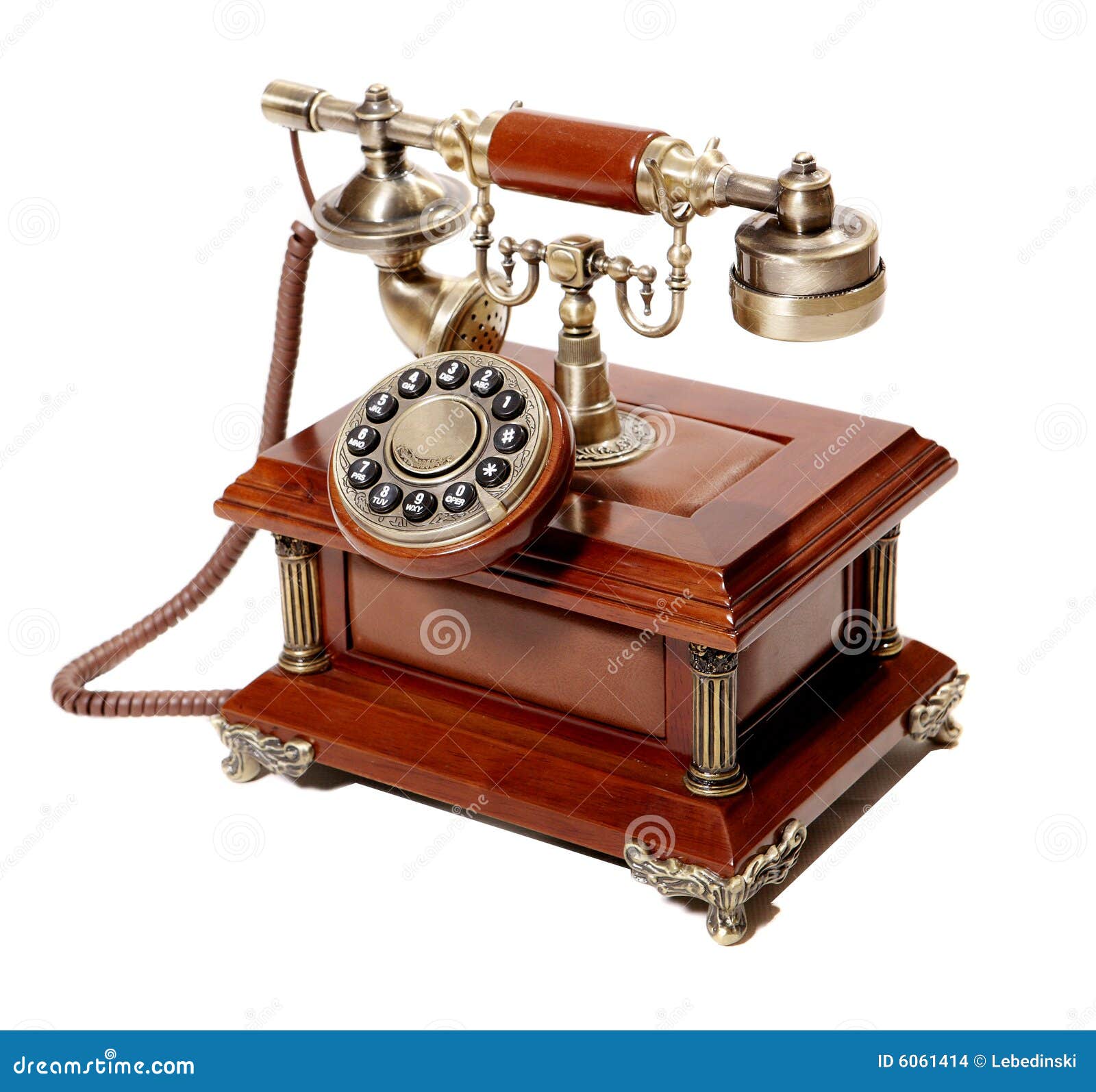 Old vintage phone stock photo. Image of traditional, history - 6061414