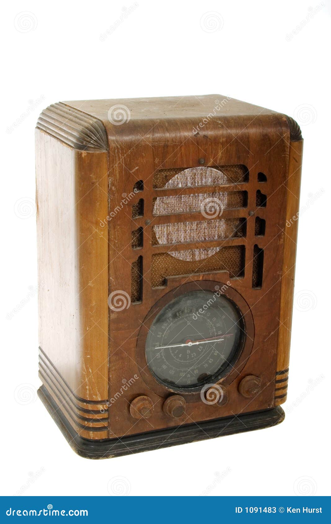 Old Vintage Radio stock image. Image of aged, classic - 1091483
