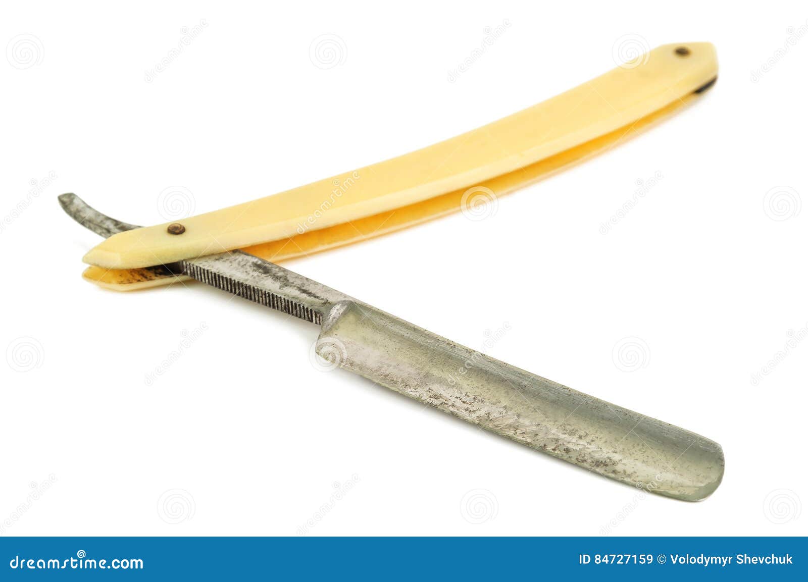 Old vintage razor stock image. Image of hygiene, premium - 84727159