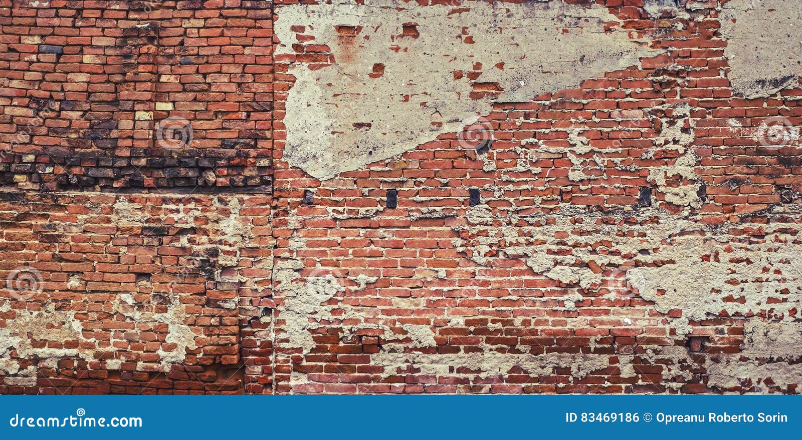 Old vintage red brick wall stock photo. Image of dirty - 83469186