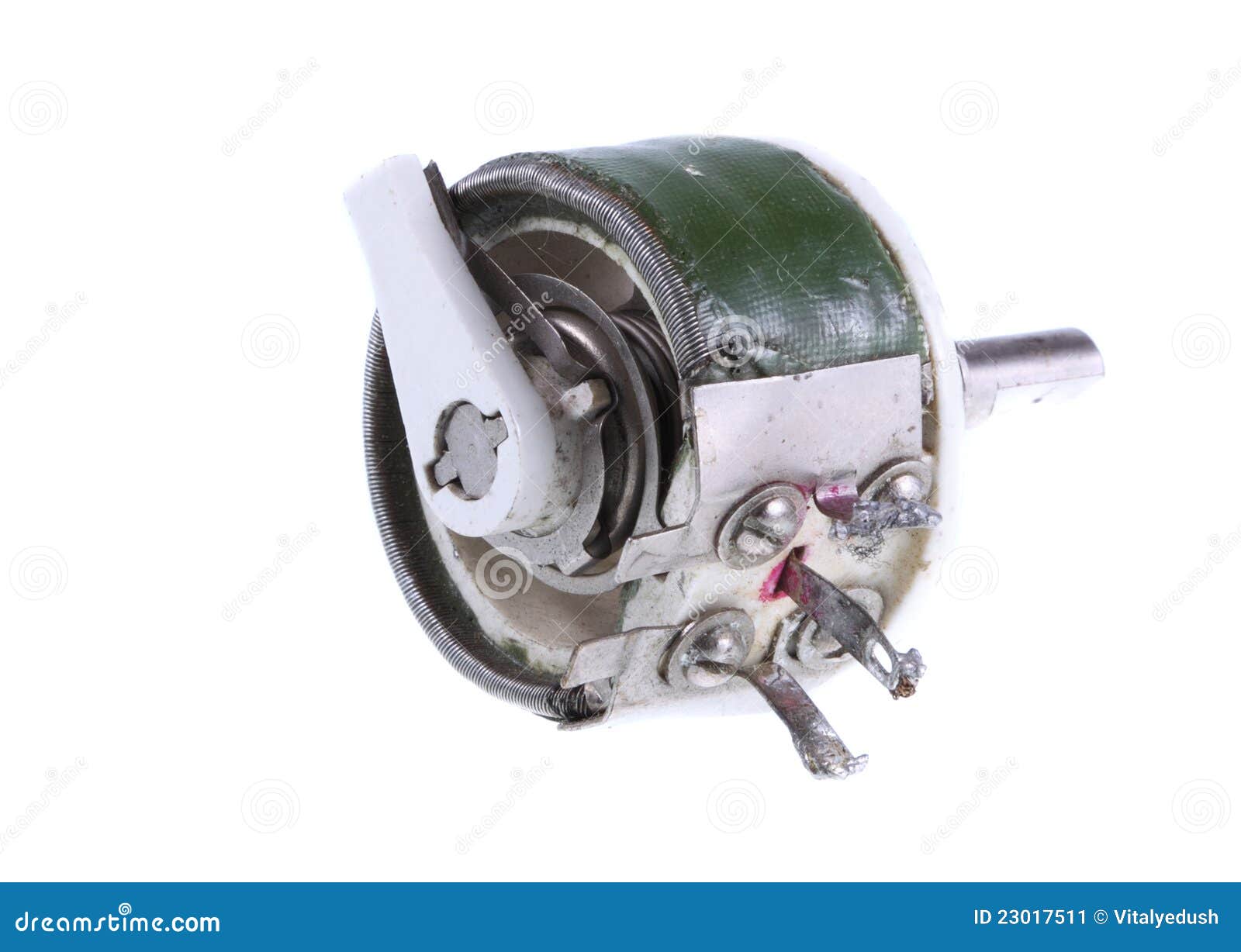 Old, vintage resistor stock image. Image of outdated - 23017511