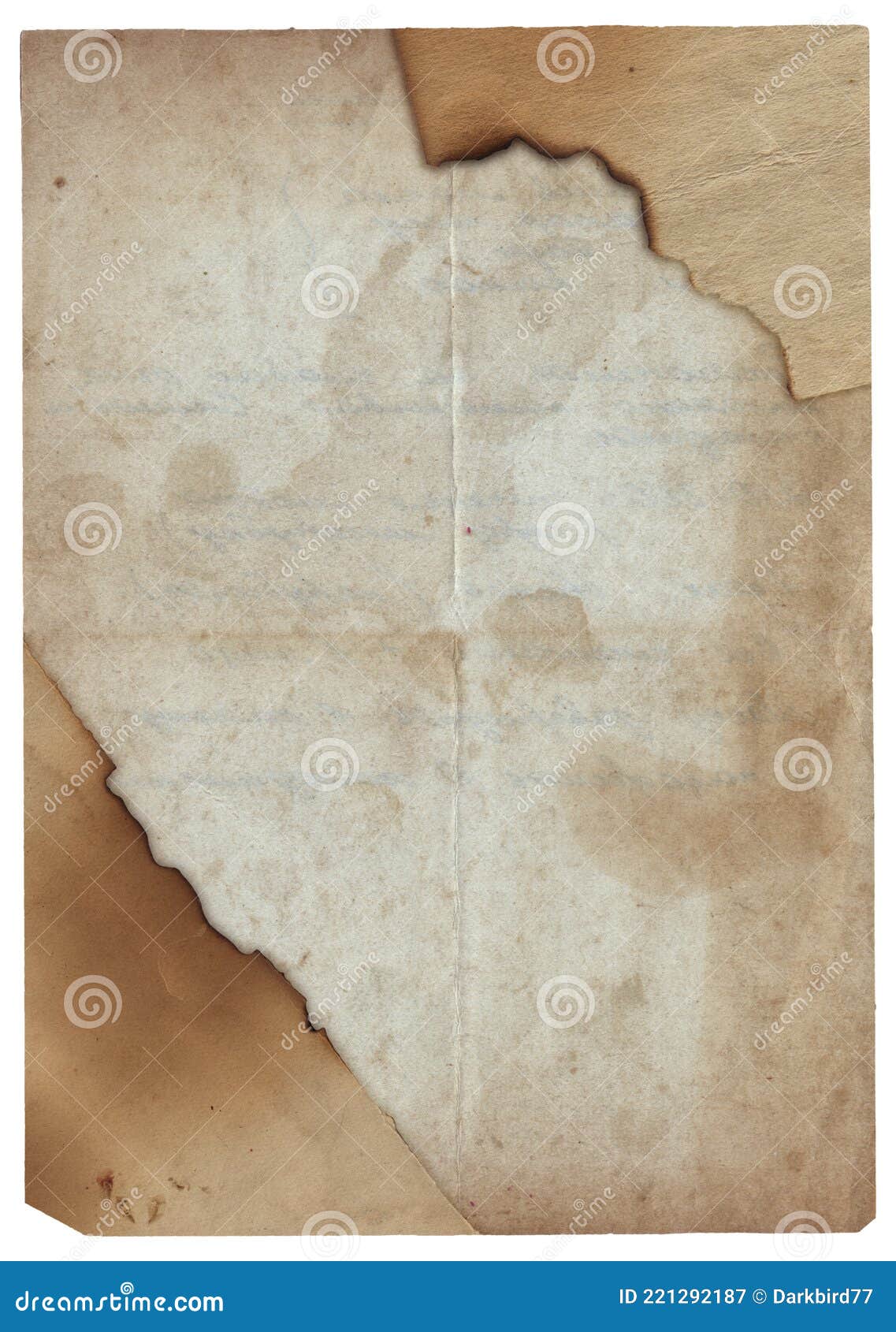 Old Vintage Rough Paper with Scratches and Stains Texture Stock Image ...