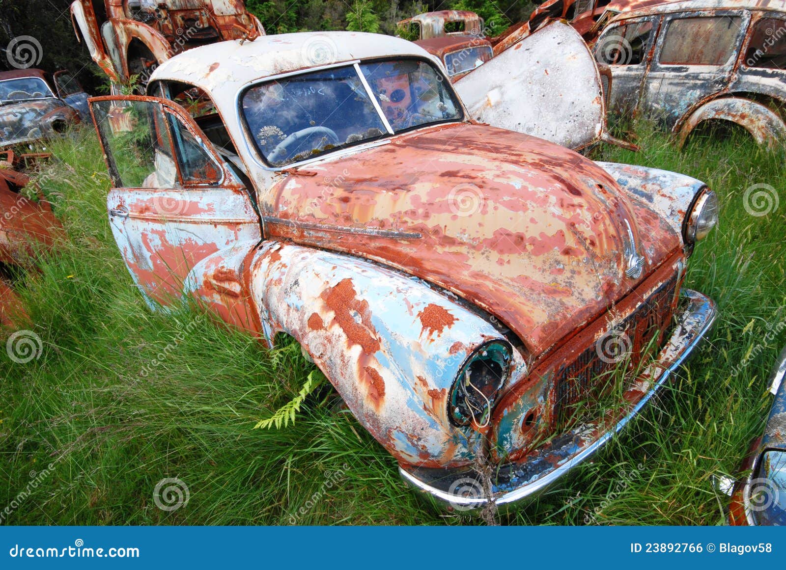 Old Vintage Rusty Car Royalty Free Stock Image - Image: 23892766