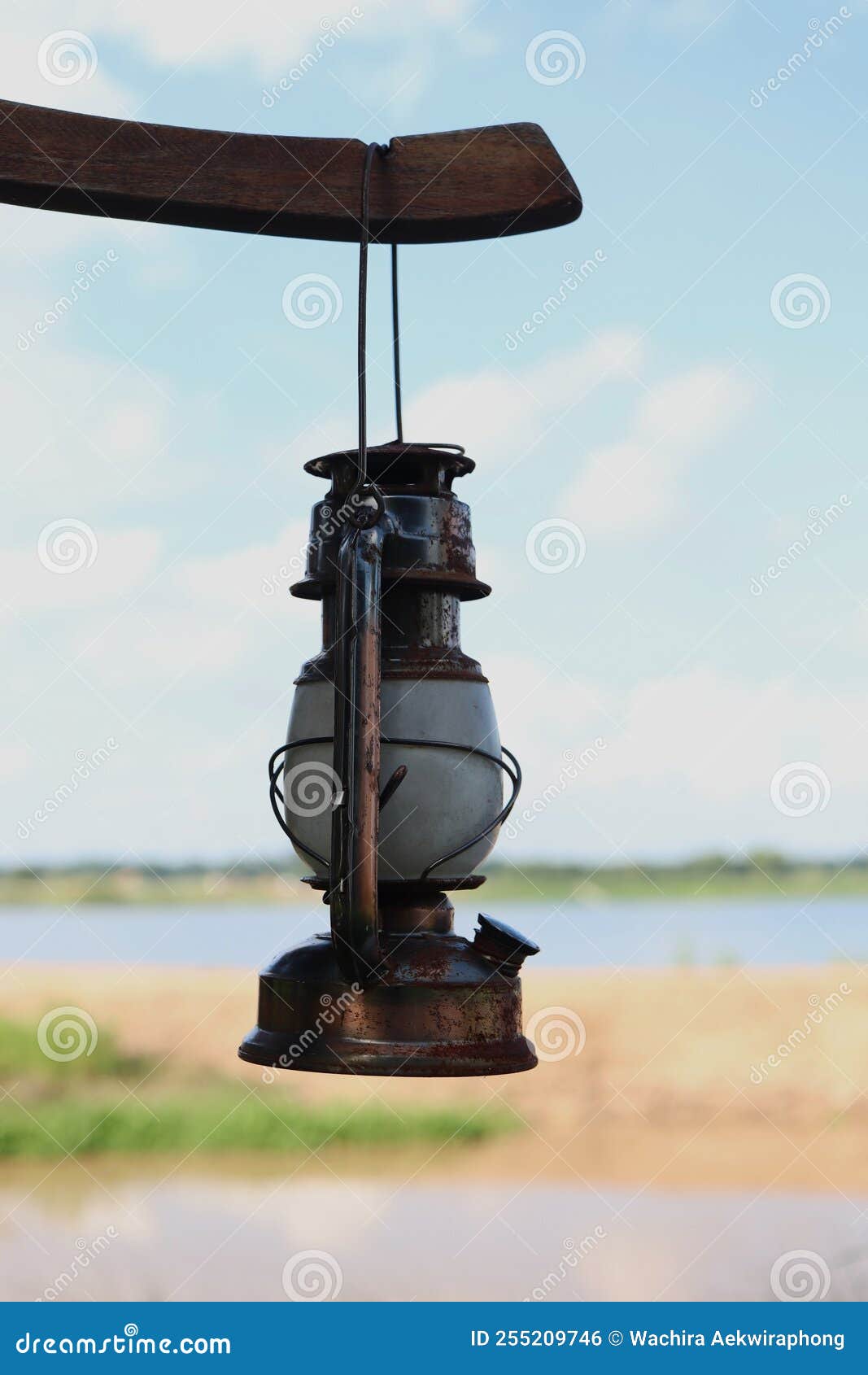 Old Vintage Rusty Kerosene Black Lamp Stock Photo - Image of antique ...