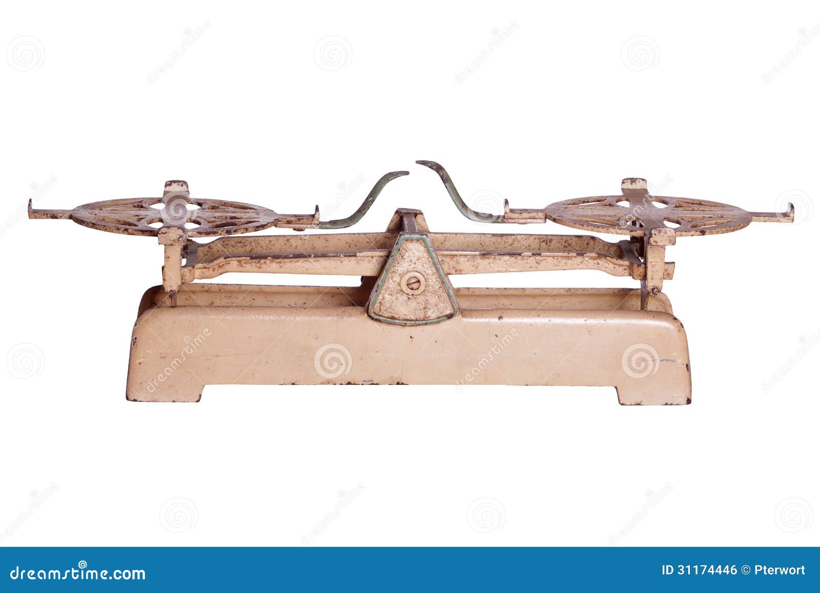 Old vintage scale stock photo. Image of metallic, bronze - 31174446