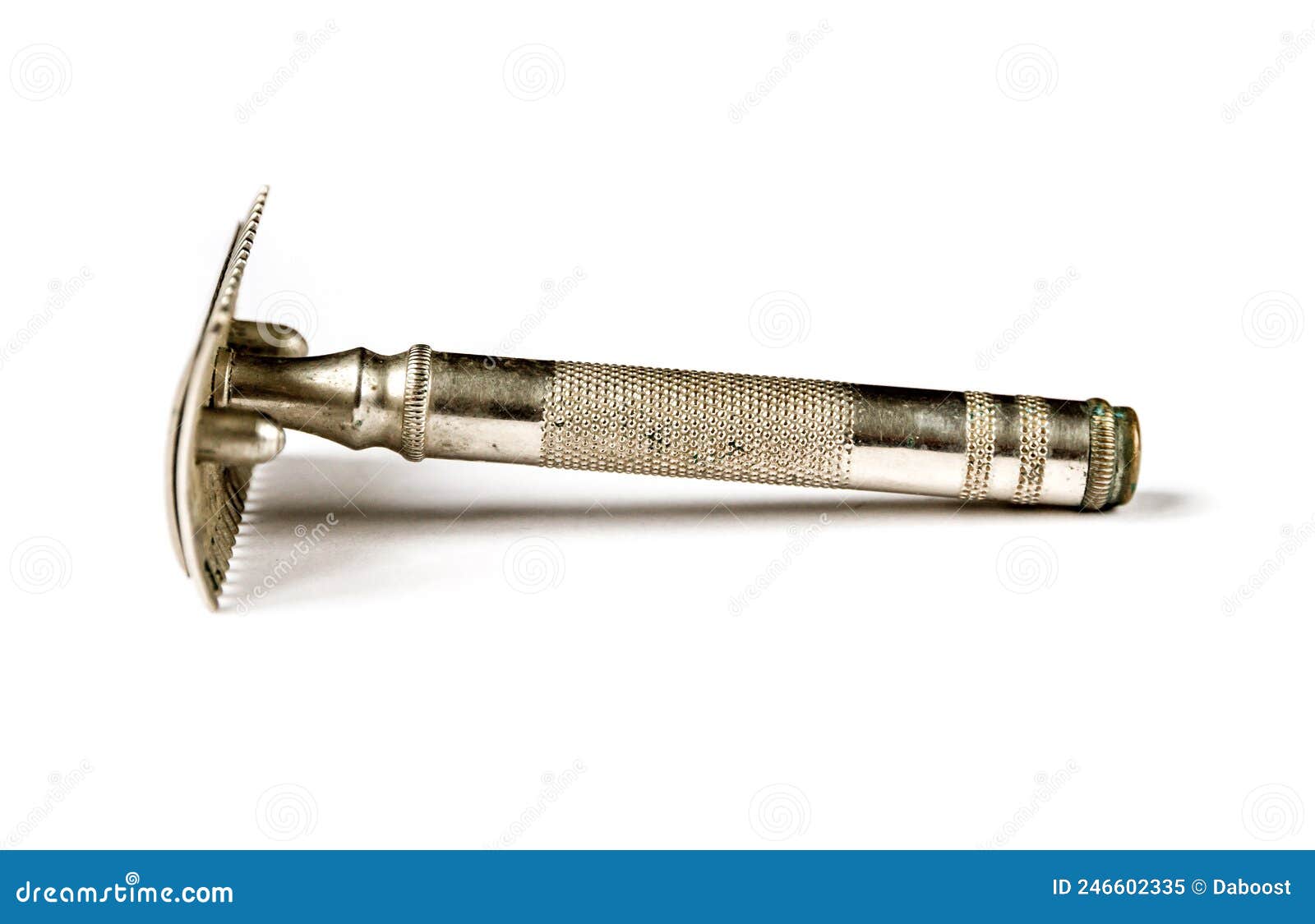Old Vintage Shaver Isolated on a White Background Stock Image - Image ...