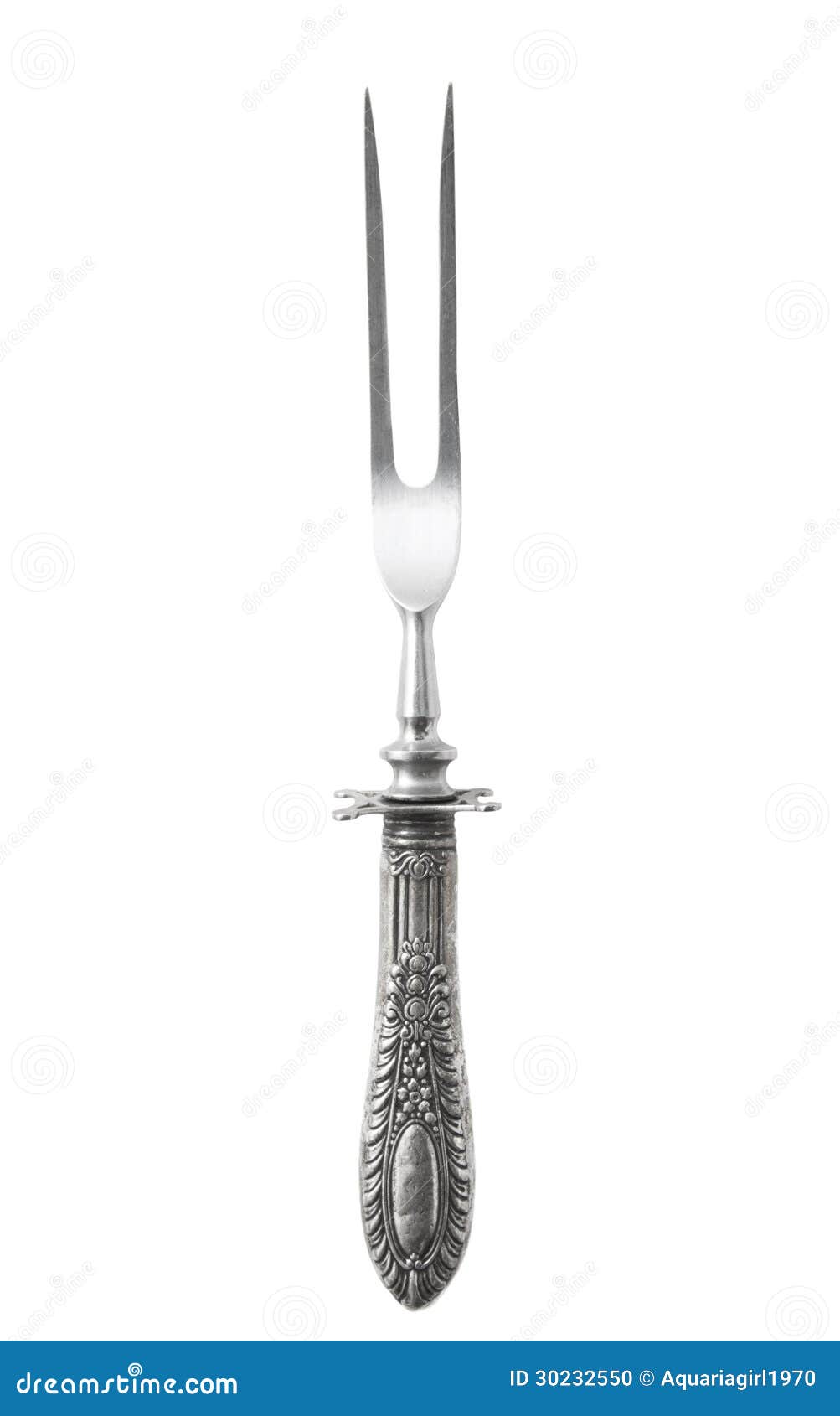 Beautiful vintage fork stock photo. Image of fork, ancient - 30232550