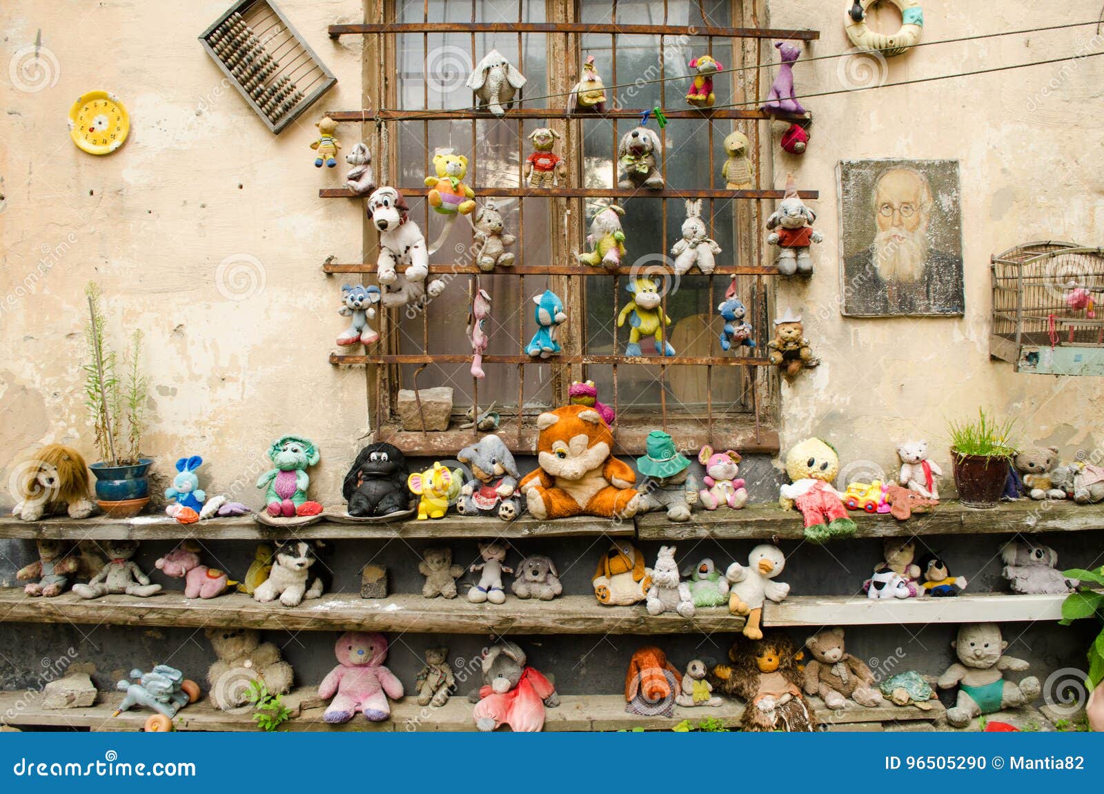 Old Vintage Soviet Union Toys Collection Stock Photo - Image of large ...