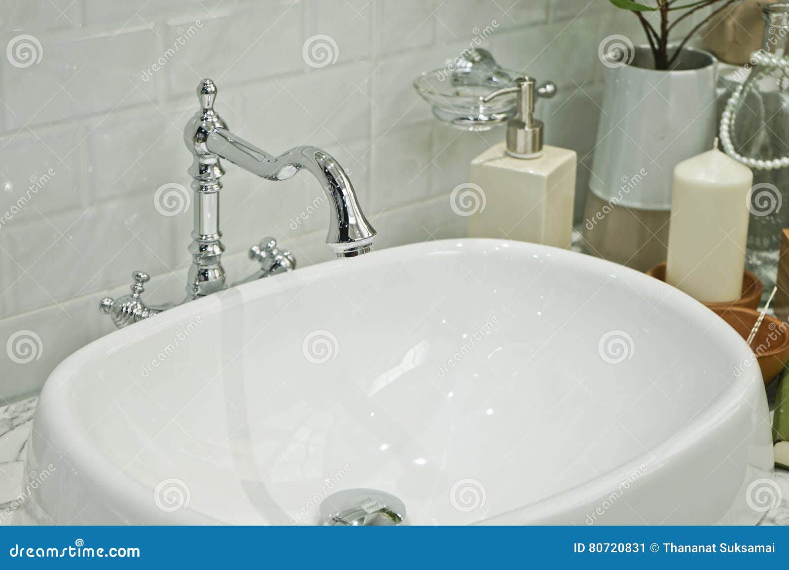 Old Vintage Style Water Tap. Stock Image - Image of stopcock, plumbing ...