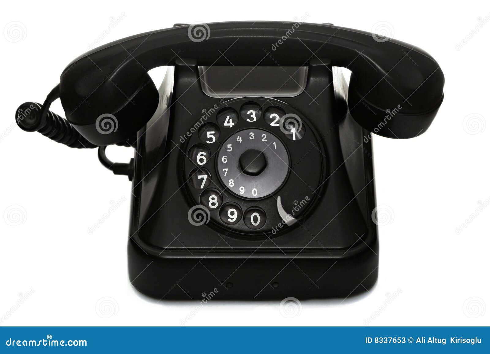 Old vintage telephone stock image. Image of telecommunication - 8337653