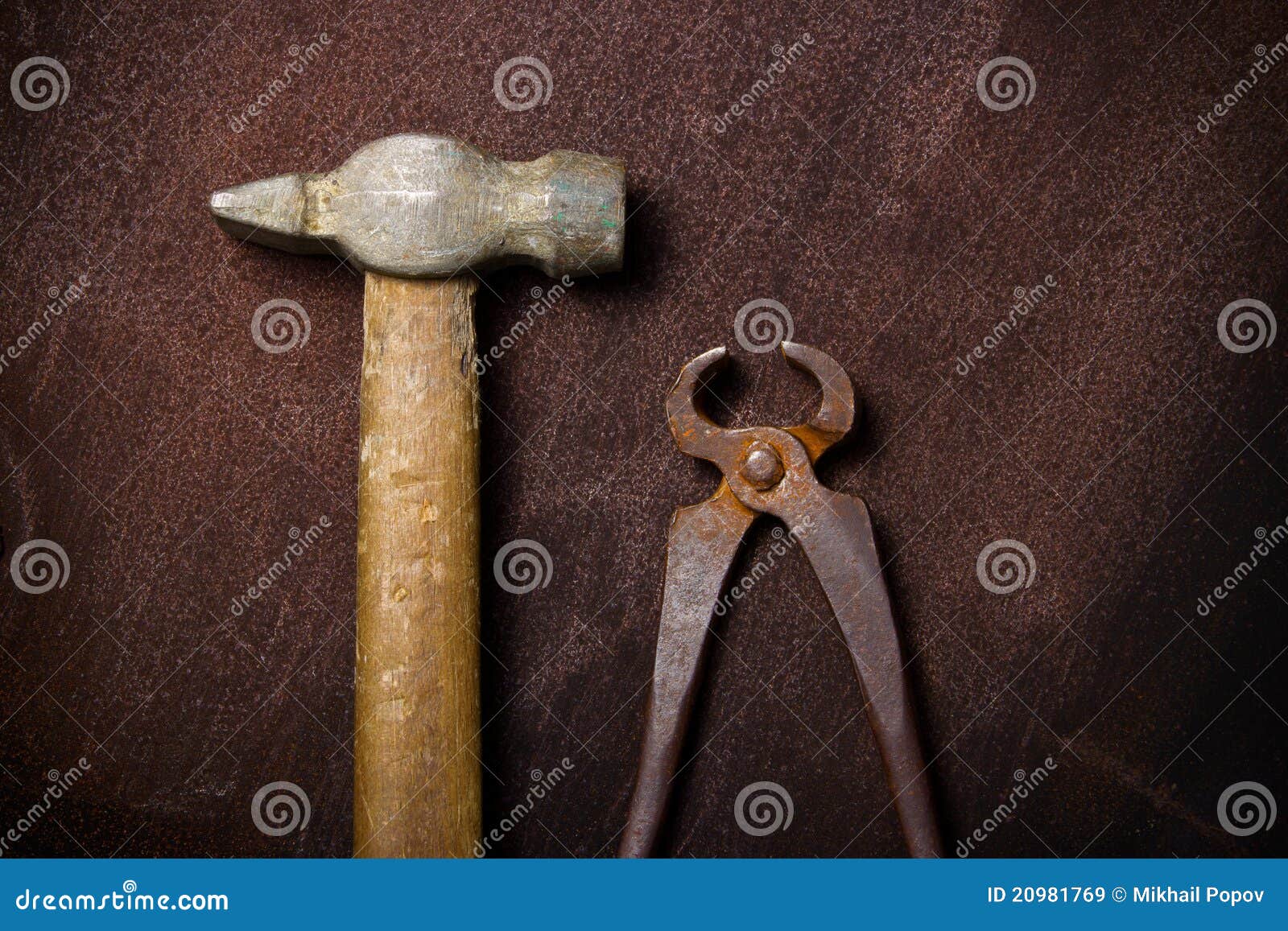 Old vintage tools stock image. Image of power, sharp - 20981769