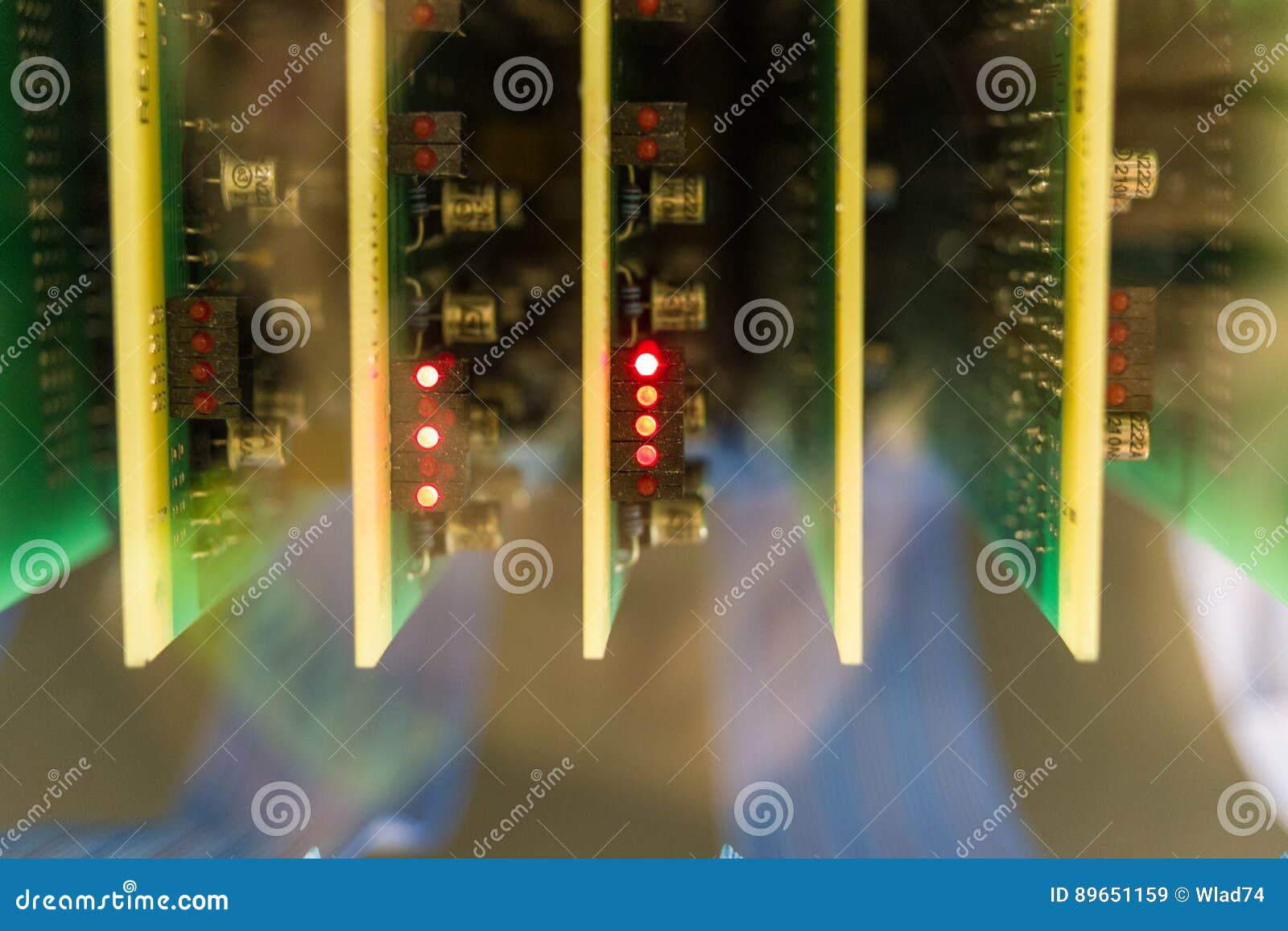 The Old and Vintage Transistors Computer Chips Stock Image - Image of ...