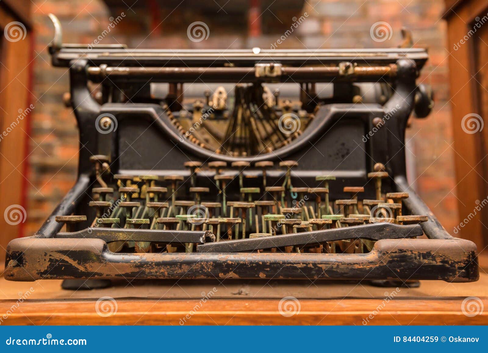 Old vintage typewriter stock image. Image of museum, literature - 84404259