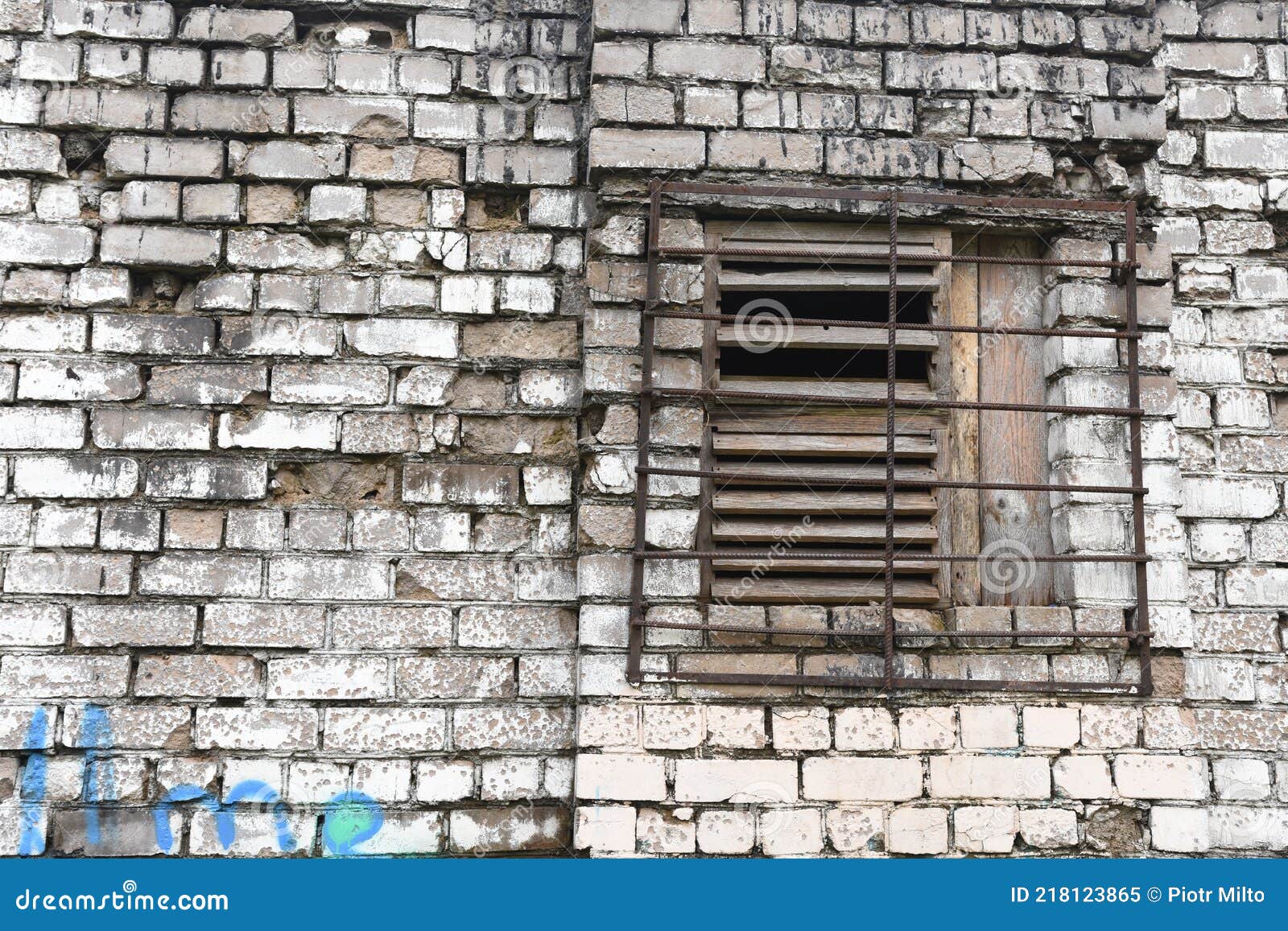 Old Vintage White Brick Wall Stock Image - Image of construction, brick ...