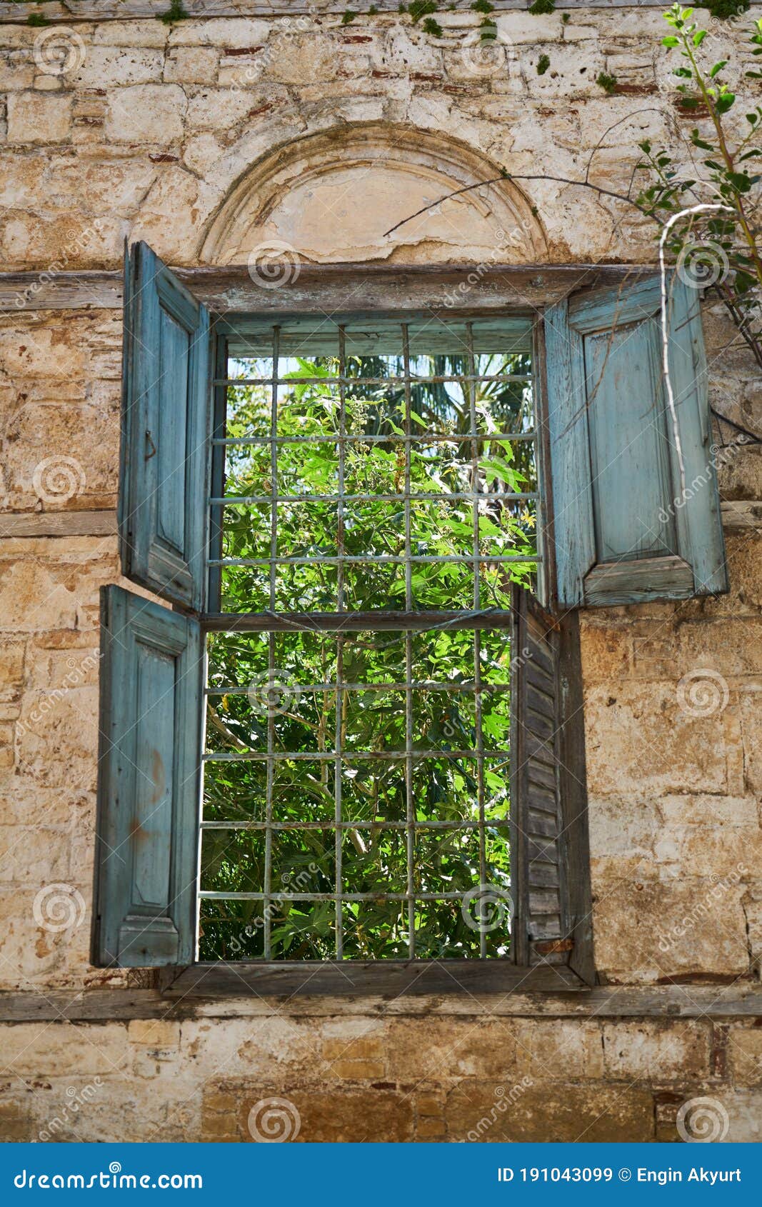 Old vintage window stock image. Image of exterior, structures - 191043099