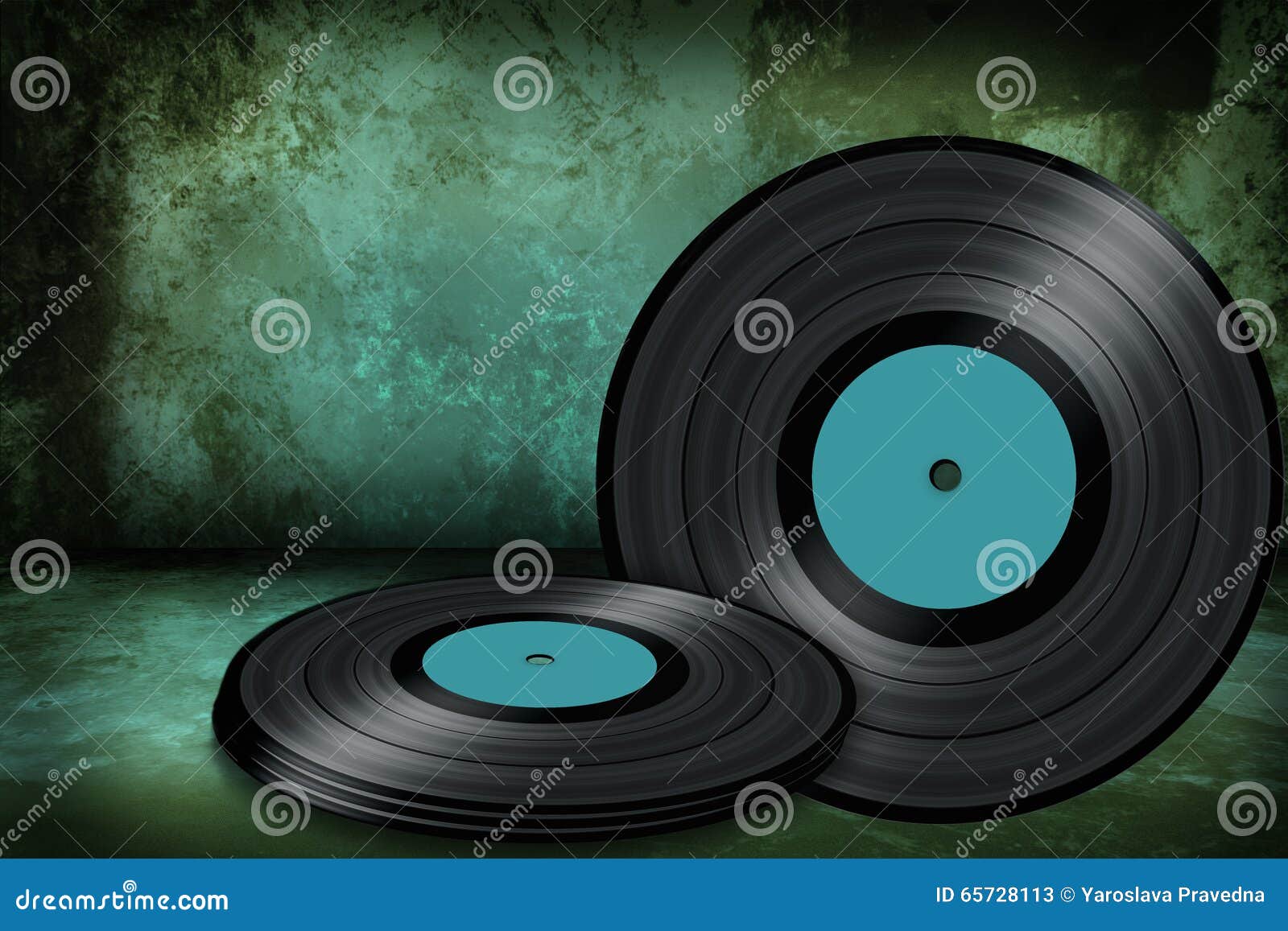 Old vinyl disc stock illustration. Illustration of records - 65728113