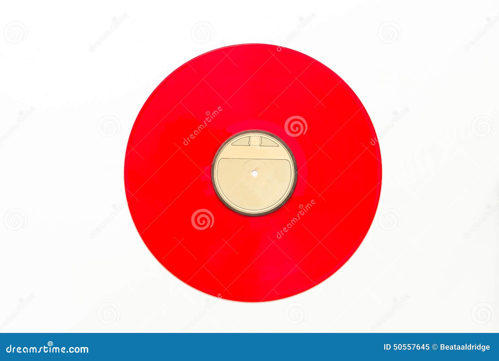 Old Vinyl Long Play Record on White Background Stock Image - Image of ...