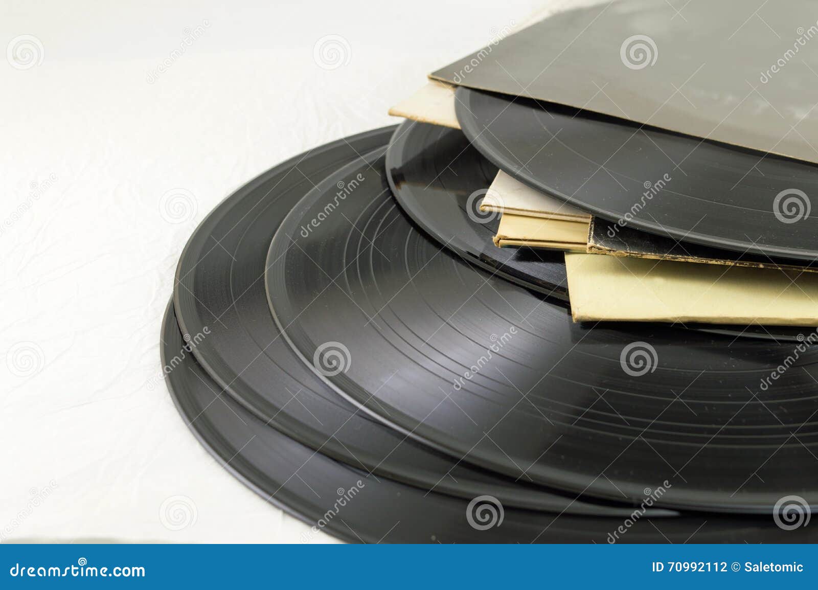 Old vinyl records stock photo. Image of heap, audio, gramophone - 70992112