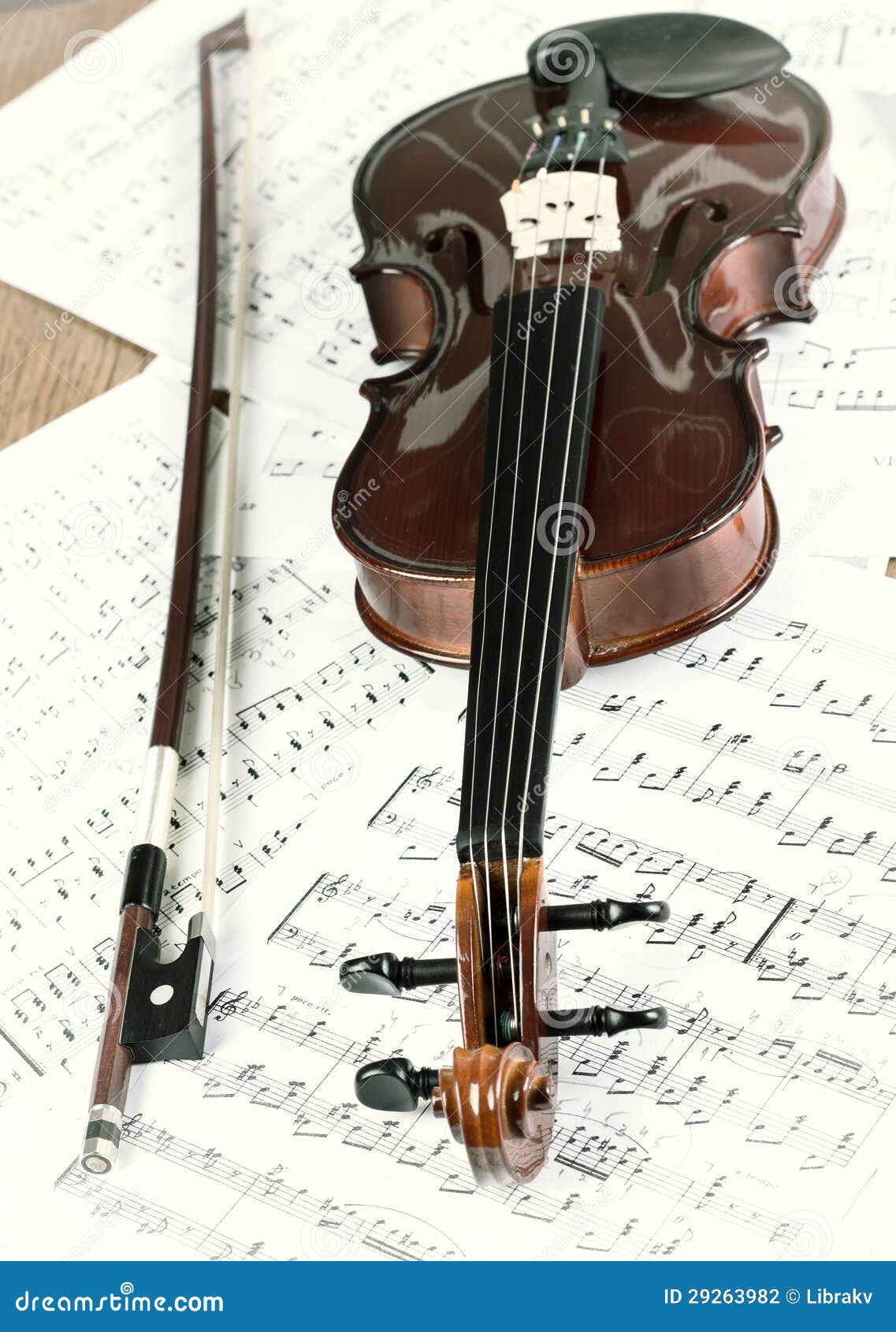 Old violin stock photo. Image of sound, elegance, classical - 29263982