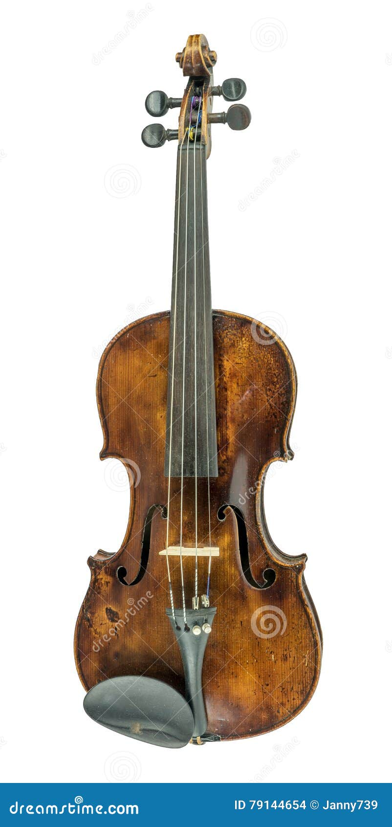 Old violin stock photo. Image of cutout, stringed, violinist - 79144654