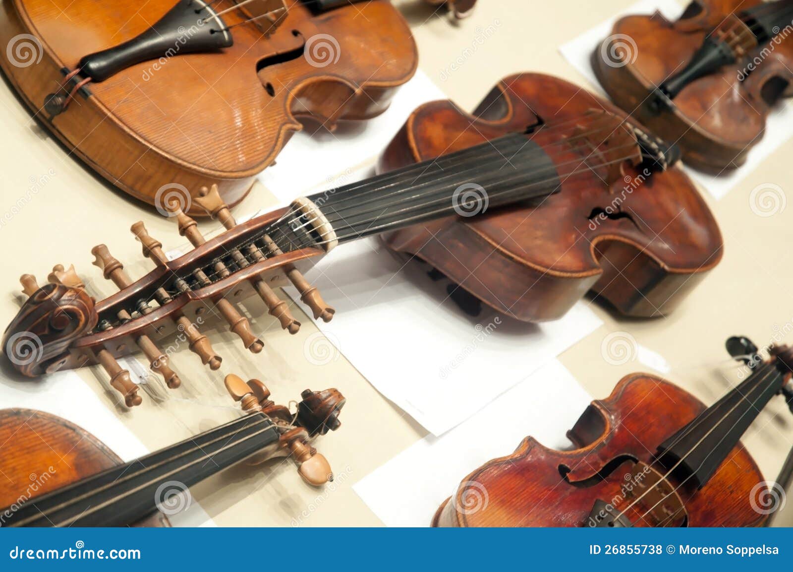 Old violins stock photo. Image of european, instrument - 26855738