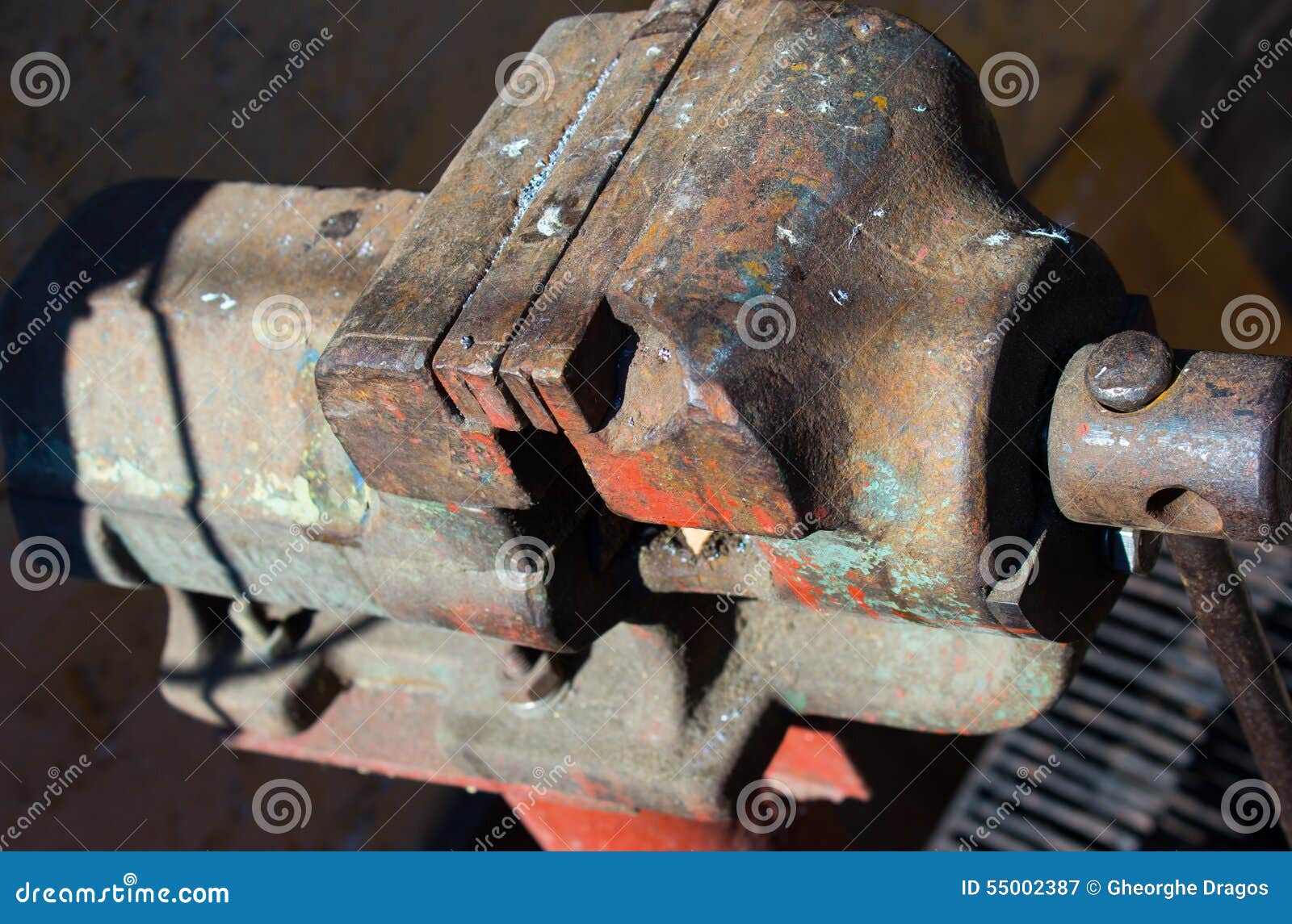 Old vise stock image. Image of antique, craft, carpenter - 55002387